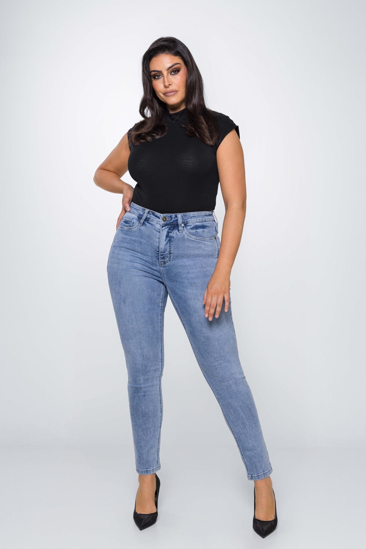 Fox Factor high waist slim fit jeans IRI cali blue | wehkamp