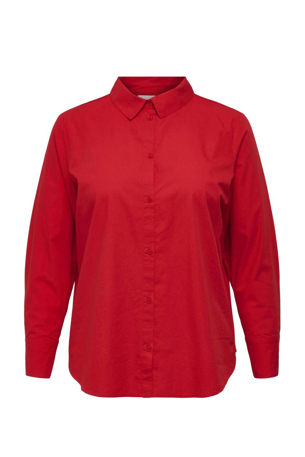 ONLY CARMAKOMA blouse rood kopen? | Morgen in huis | wehkamp