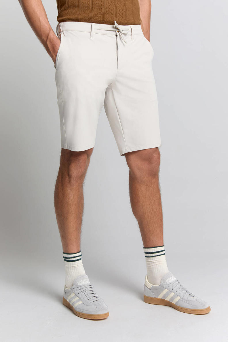No Excess regular chino short ecru | wehkamp