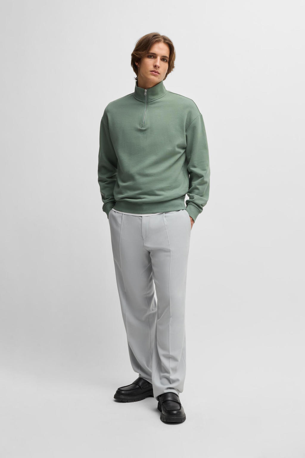 HUGO sweater groen kopen? | Morgen in huis | wehkamp