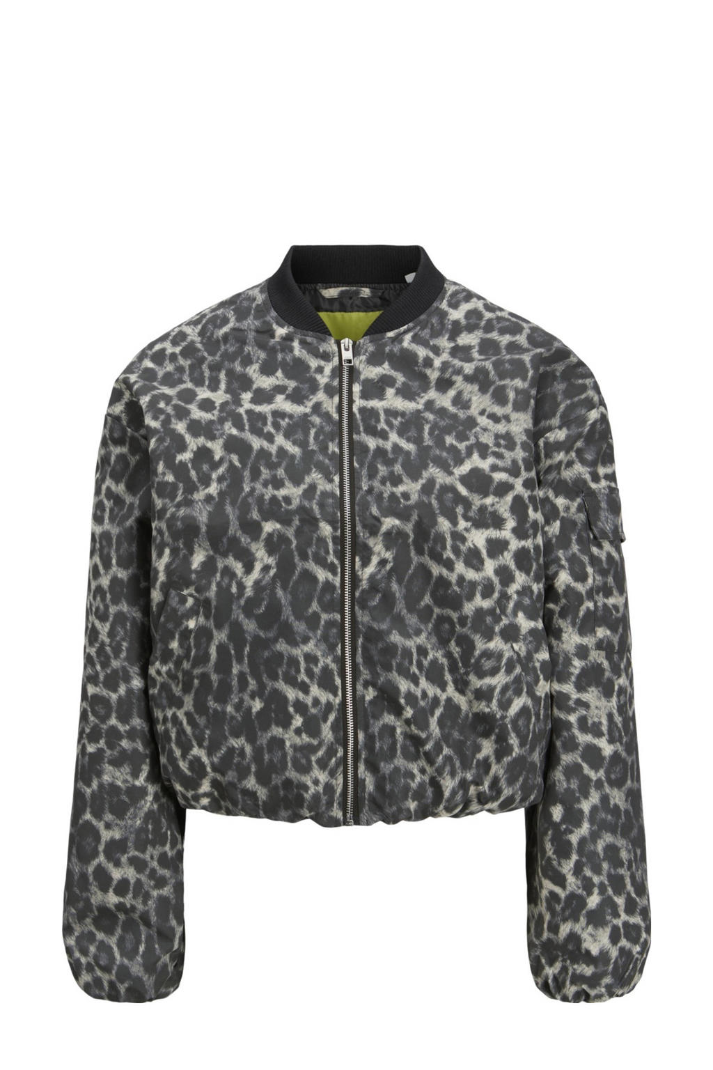JJXX panterprint bomberjack grijs | wehkamp