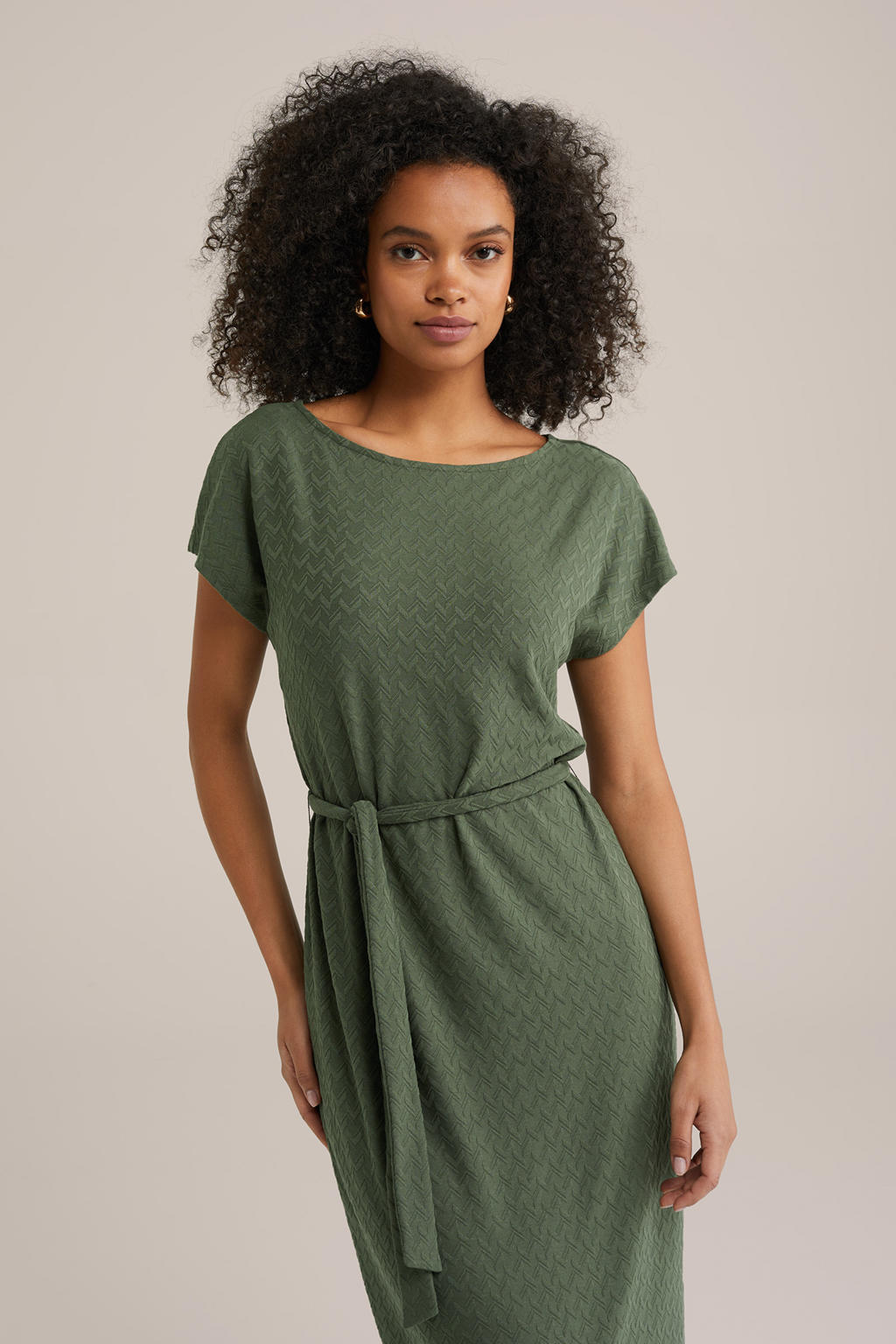 WE Fashion midi jurk groen kopen? | Morgen in huis | wehkamp