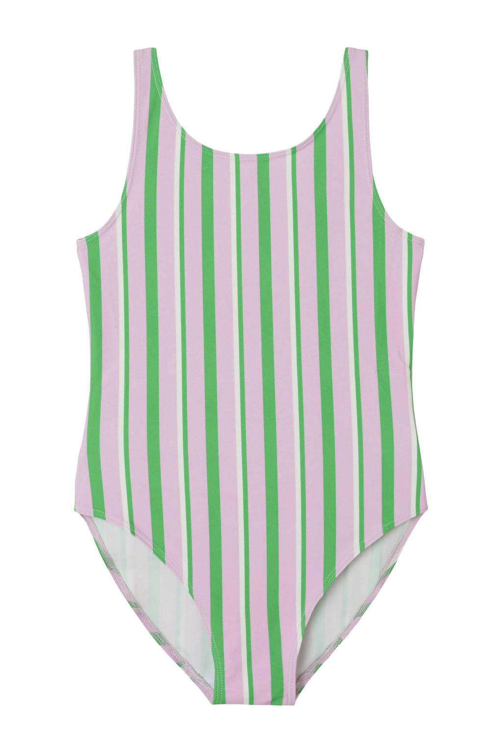 NAME IT KIDS badpak roze/groen | wehkamp