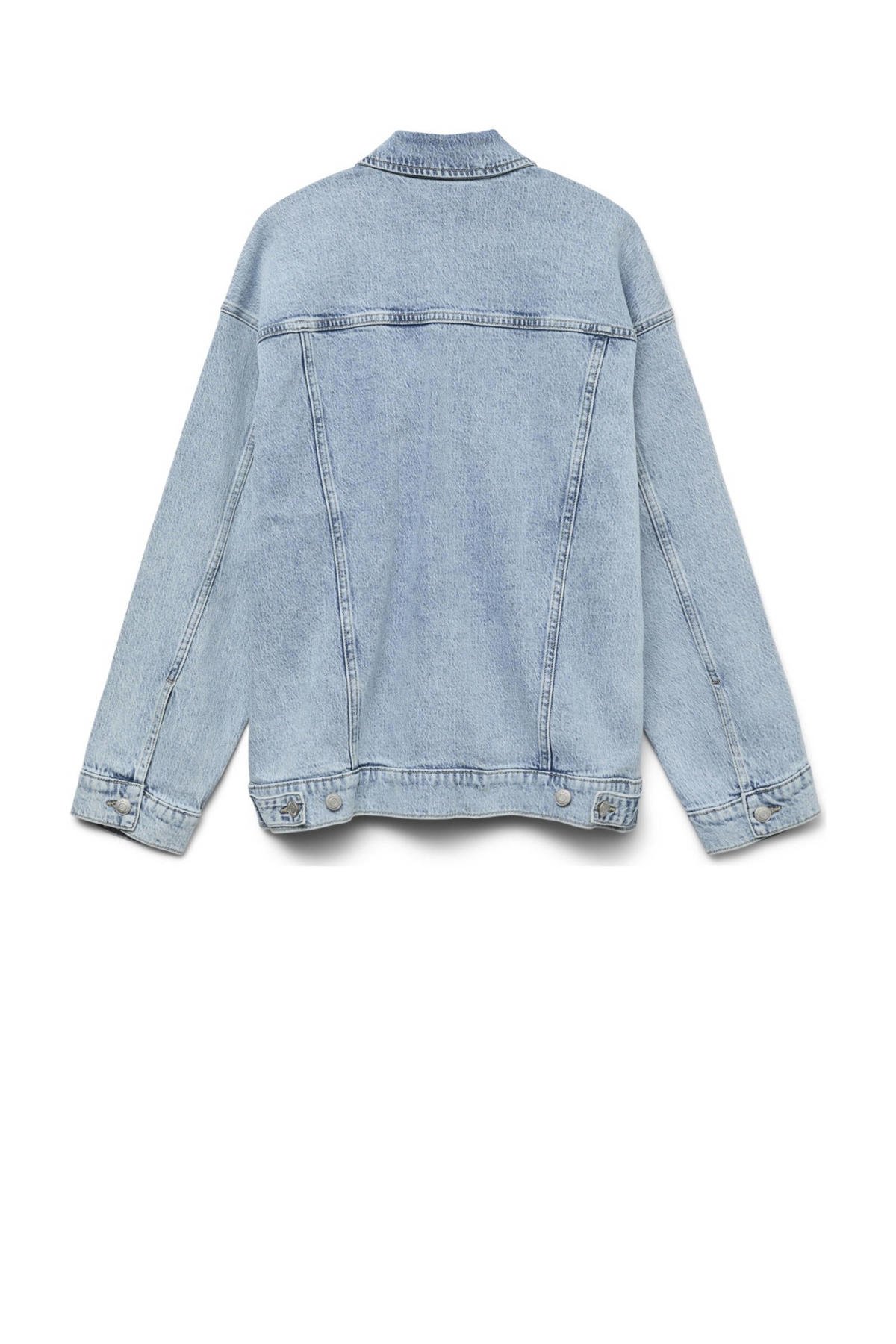 VERO MODA denim spijkerjas lichtblauw | wehkamp