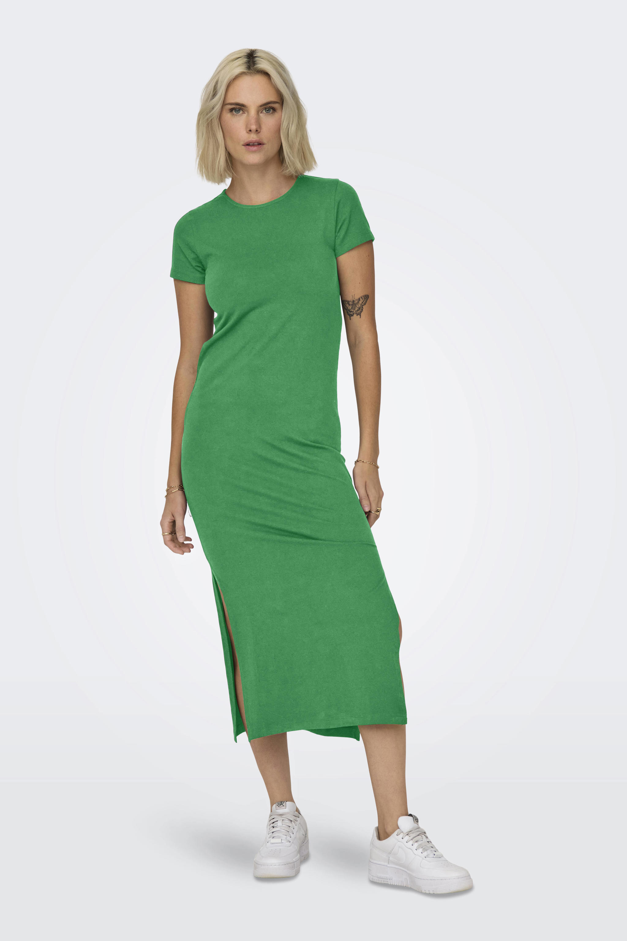 JDY maxi jurk groen kopen? | Morgen in huis | wehkamp