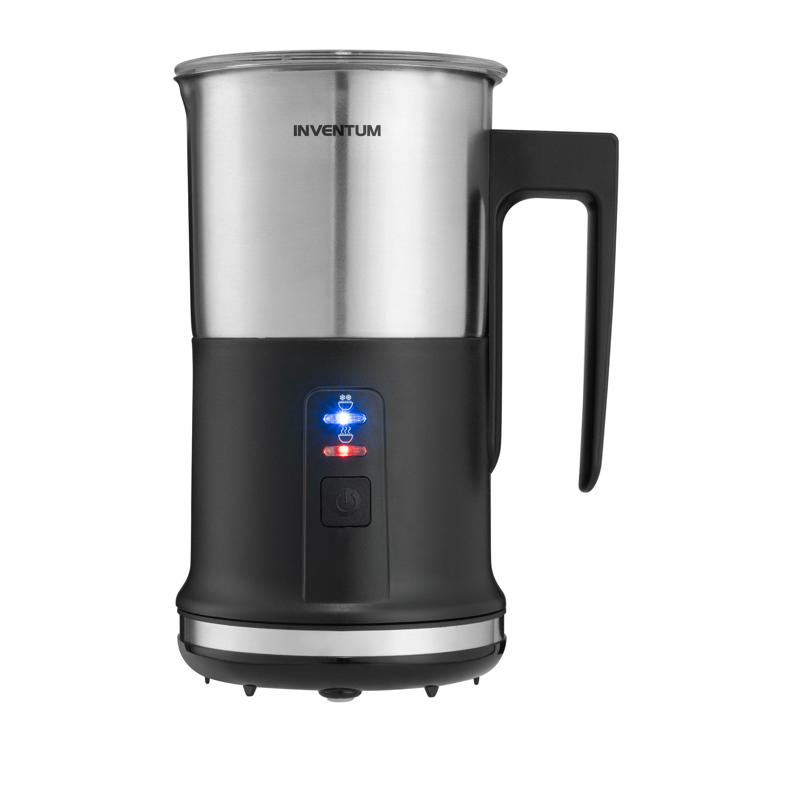 Inventum Melkopschuimer - 115/240 ml - Zwart/RVS | wehkamp