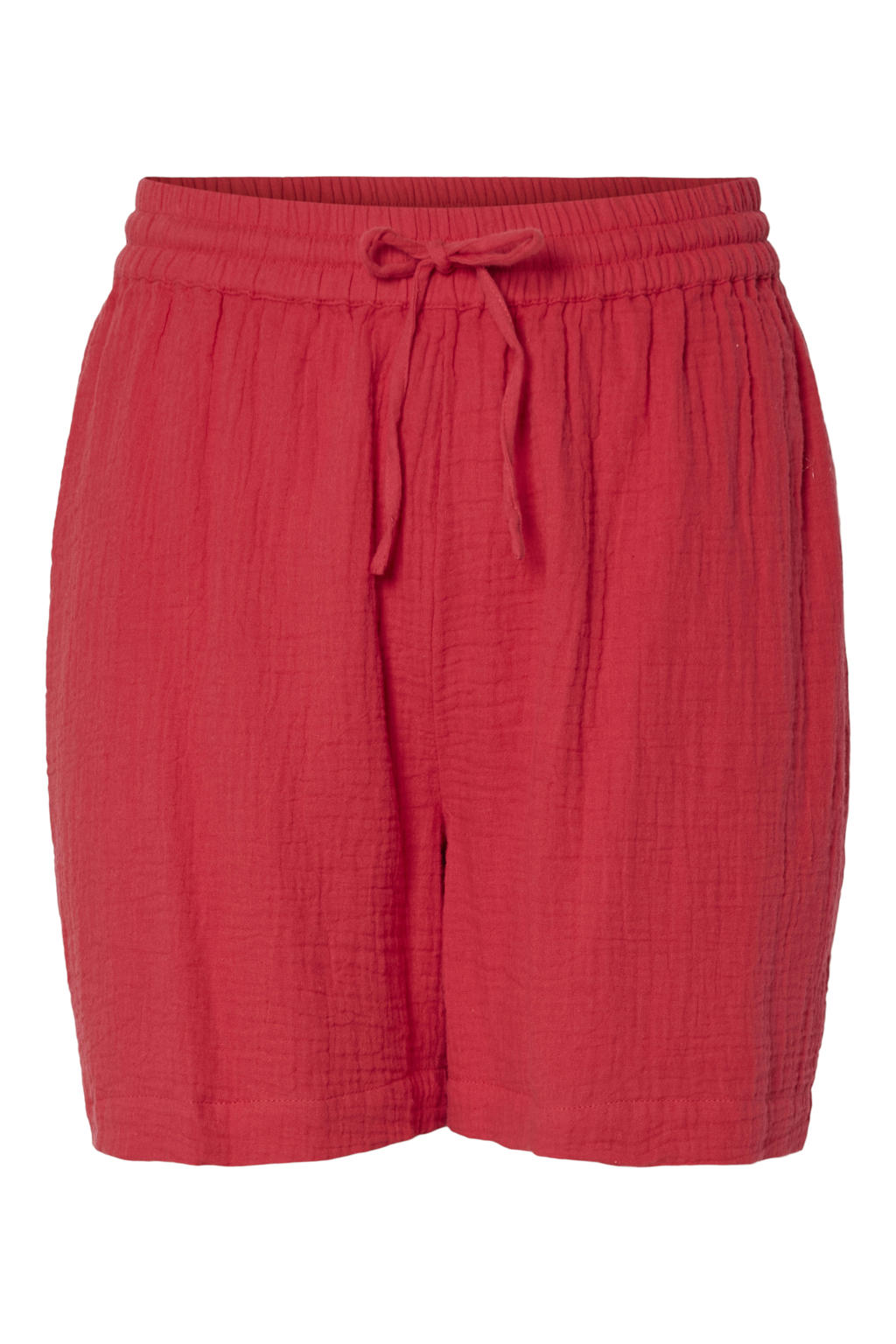 PIECES Curve regular high waist casual short rood | wehkamp