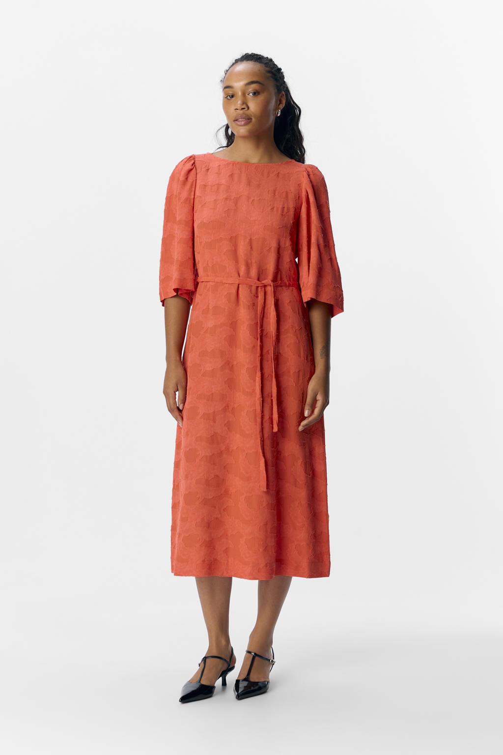 OBJECT midi jurk oranje kopen? | Morgen in huis | wehkamp