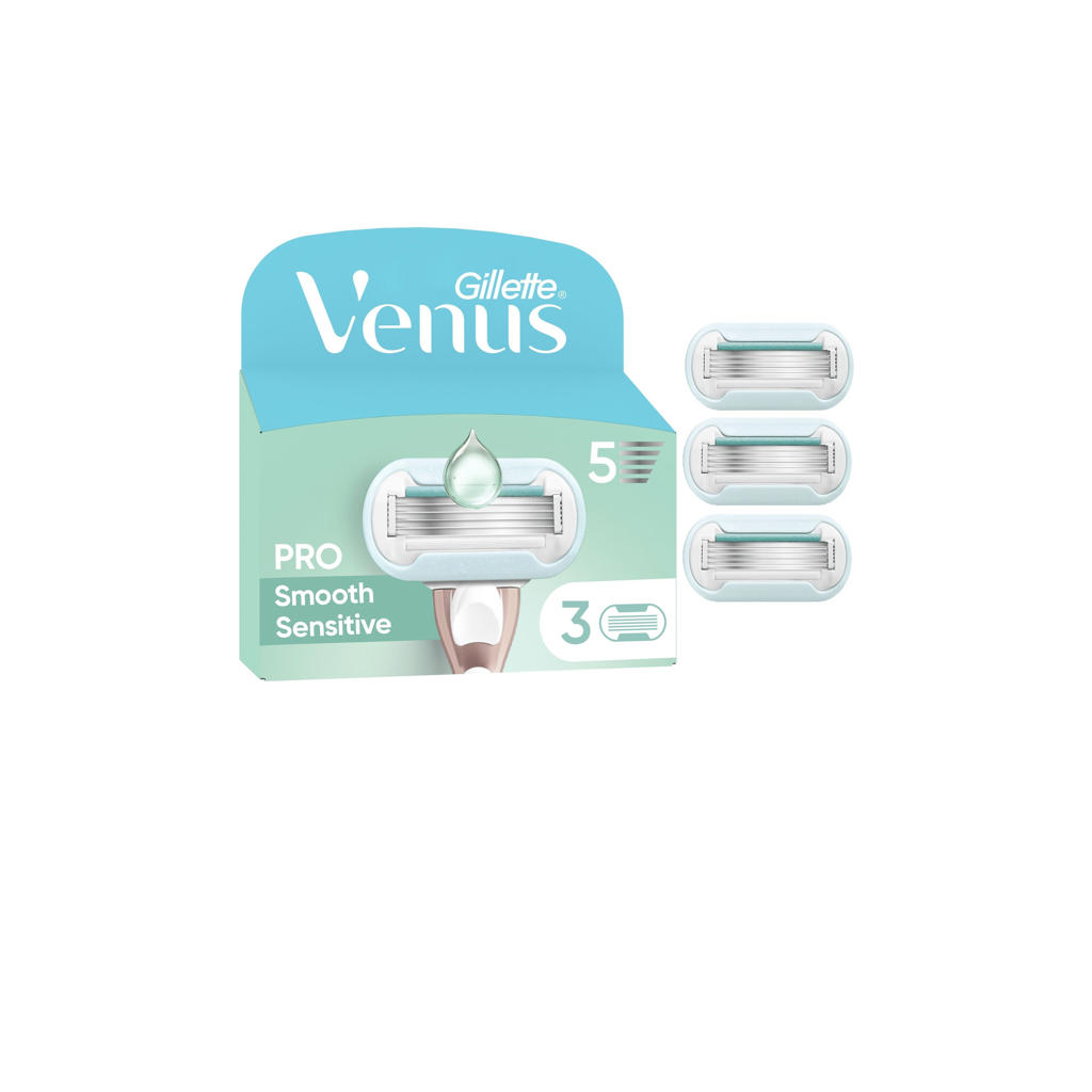 Gillette Venus Pro Smooth Sensitive Scheermesjes - 3 stuks | wehkamp