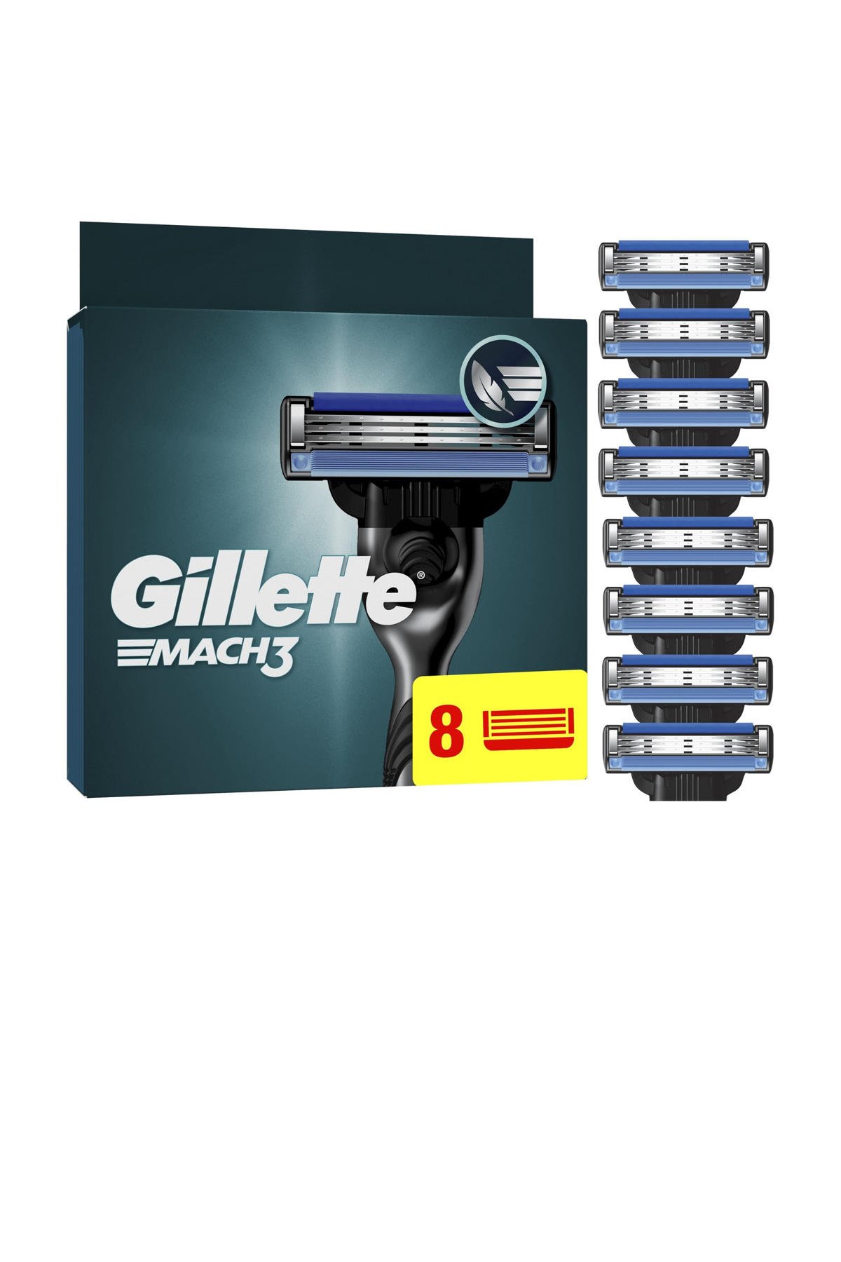 Gillette Mach3 Base Scheermesjes - 8 stuks | wehkamp