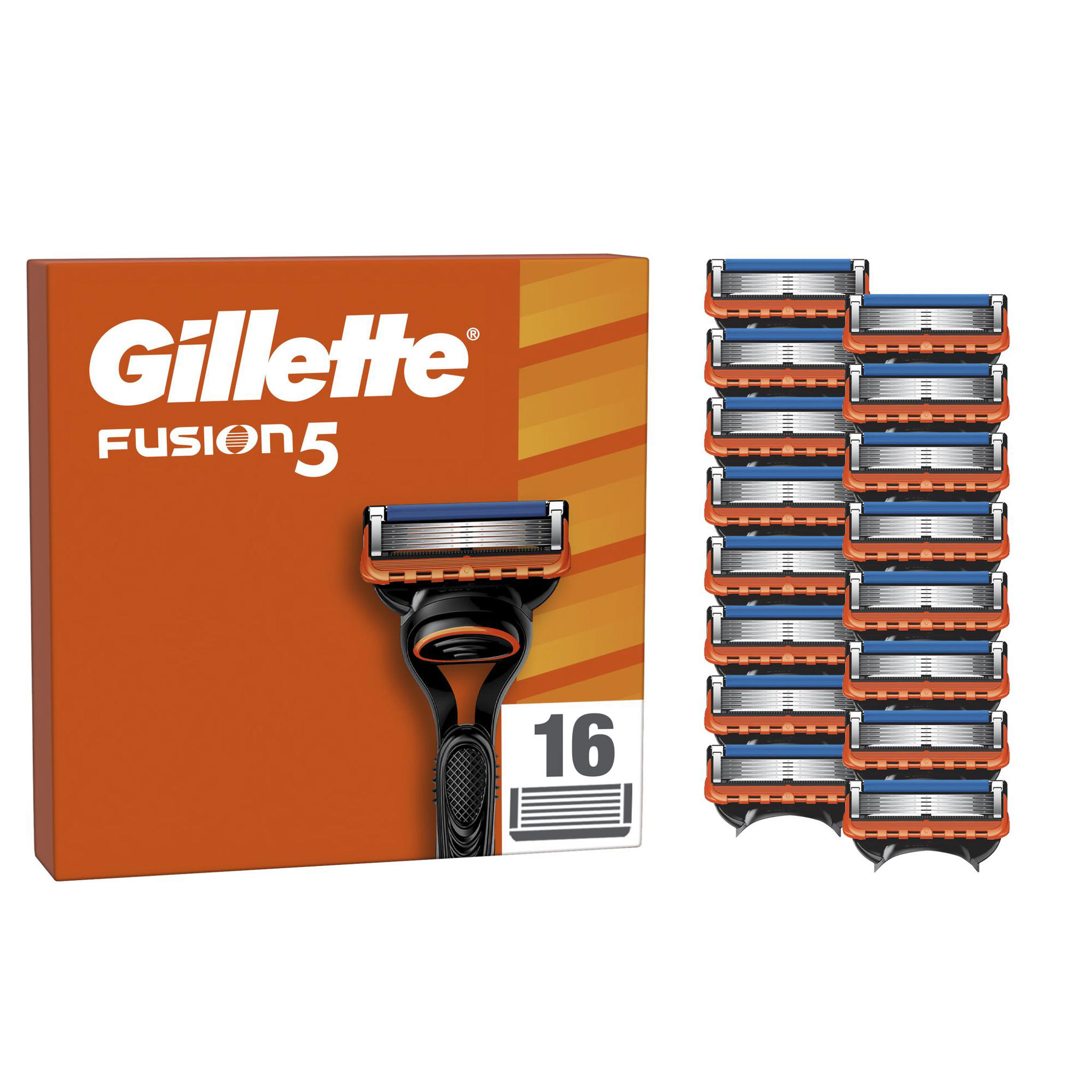 Gillette Fusion Scheermesjes - 16 stuks | wehkamp