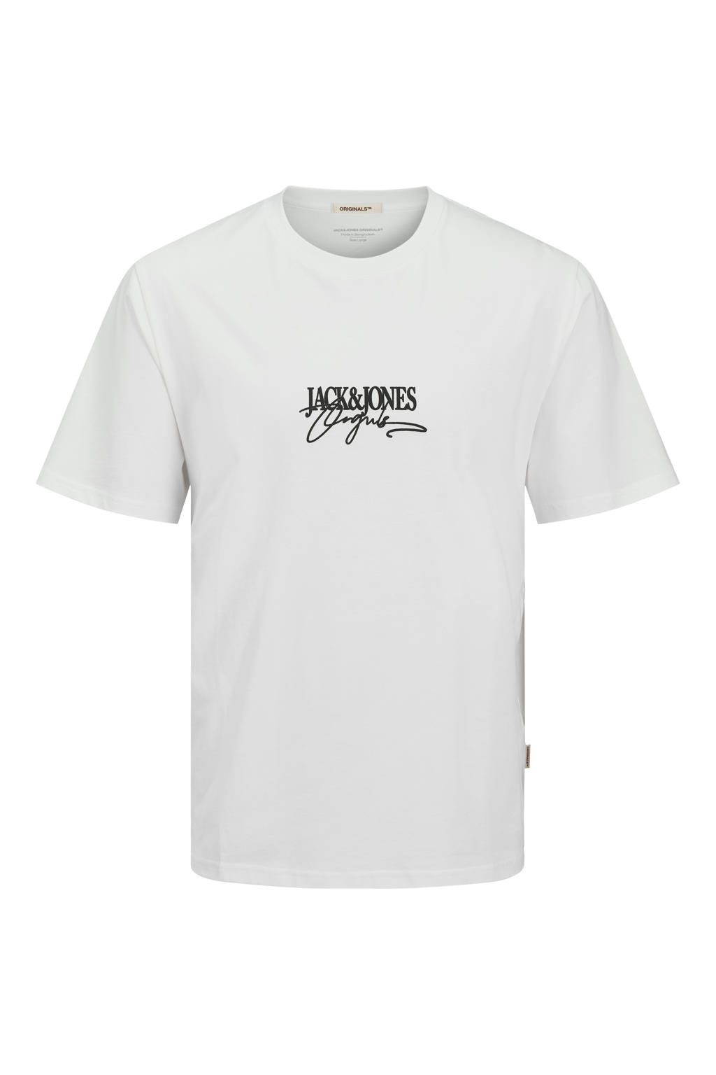 JACK & JONES ORIGINALS T-shirt wit | wehkamp