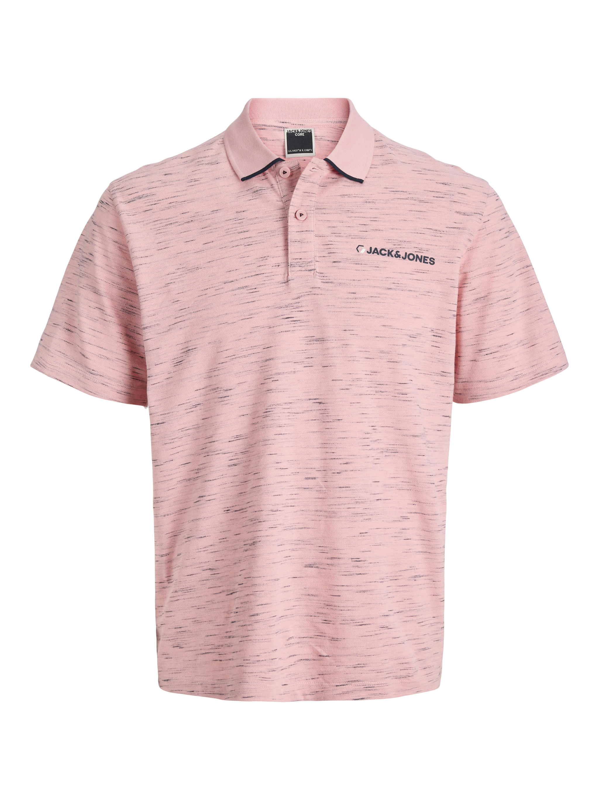 JACK & JONES CORE regular polo roze | wehkamp