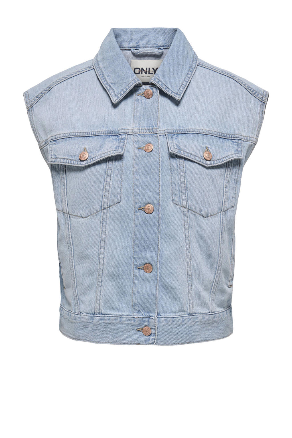 ONLY gilet light blue denim kopen? | Morgen in huis | wehkamp