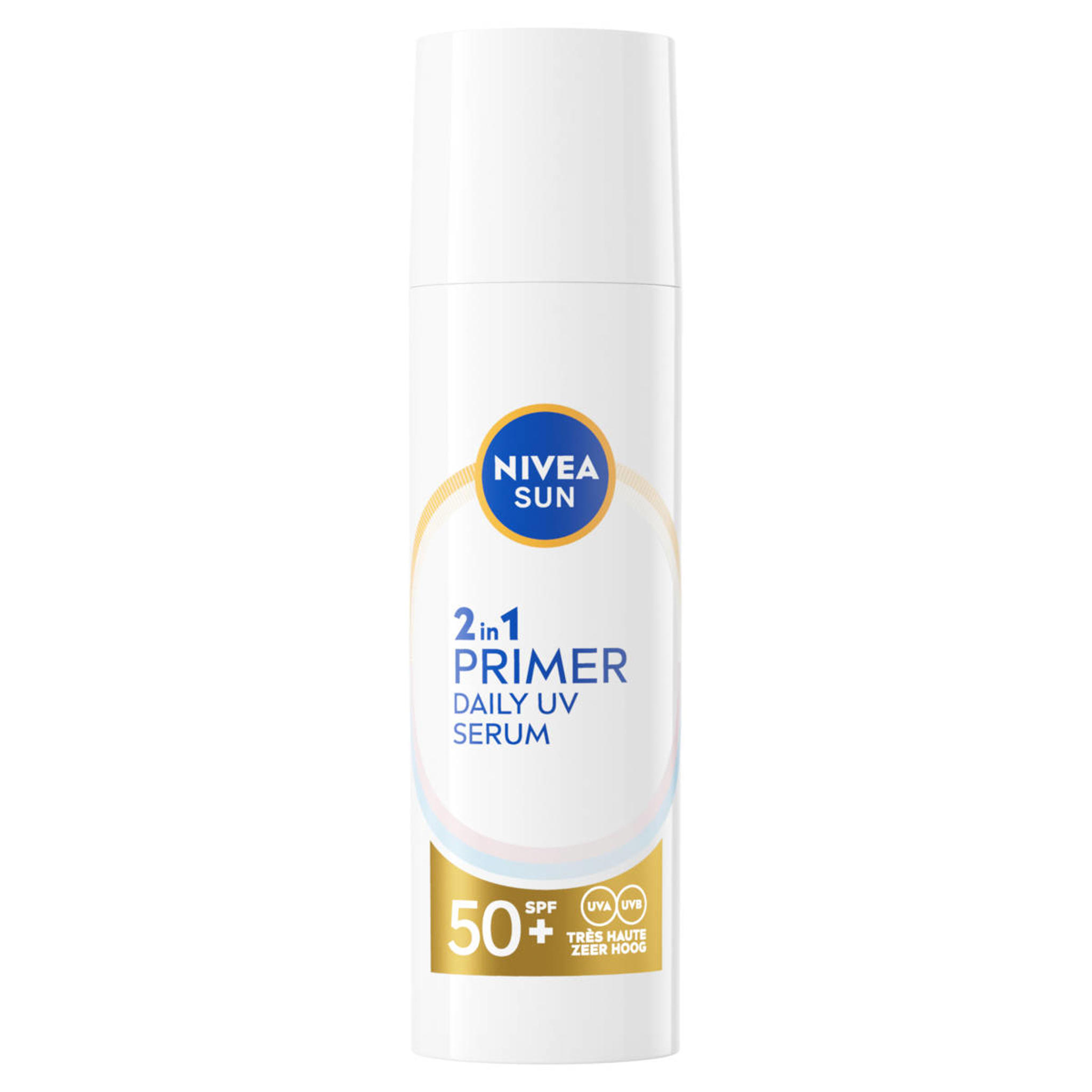 NIVEA SUN UV Face 2in1 Primer serum - SPF50+ - 30 ml | wehkamp