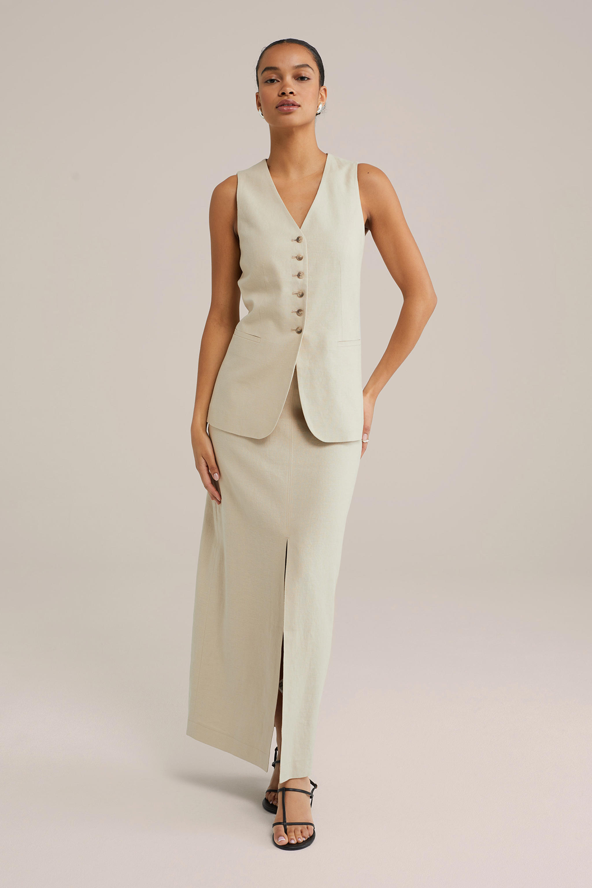 WE Fashion maxi rok beige kopen? | Morgen in huis | wehkamp