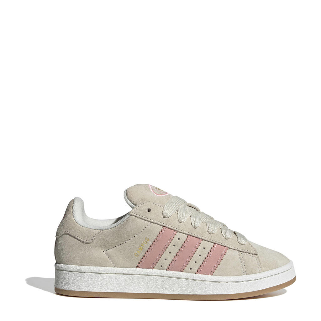 adidas Originals Campus 00s sneakers beige/roze | wehkamp