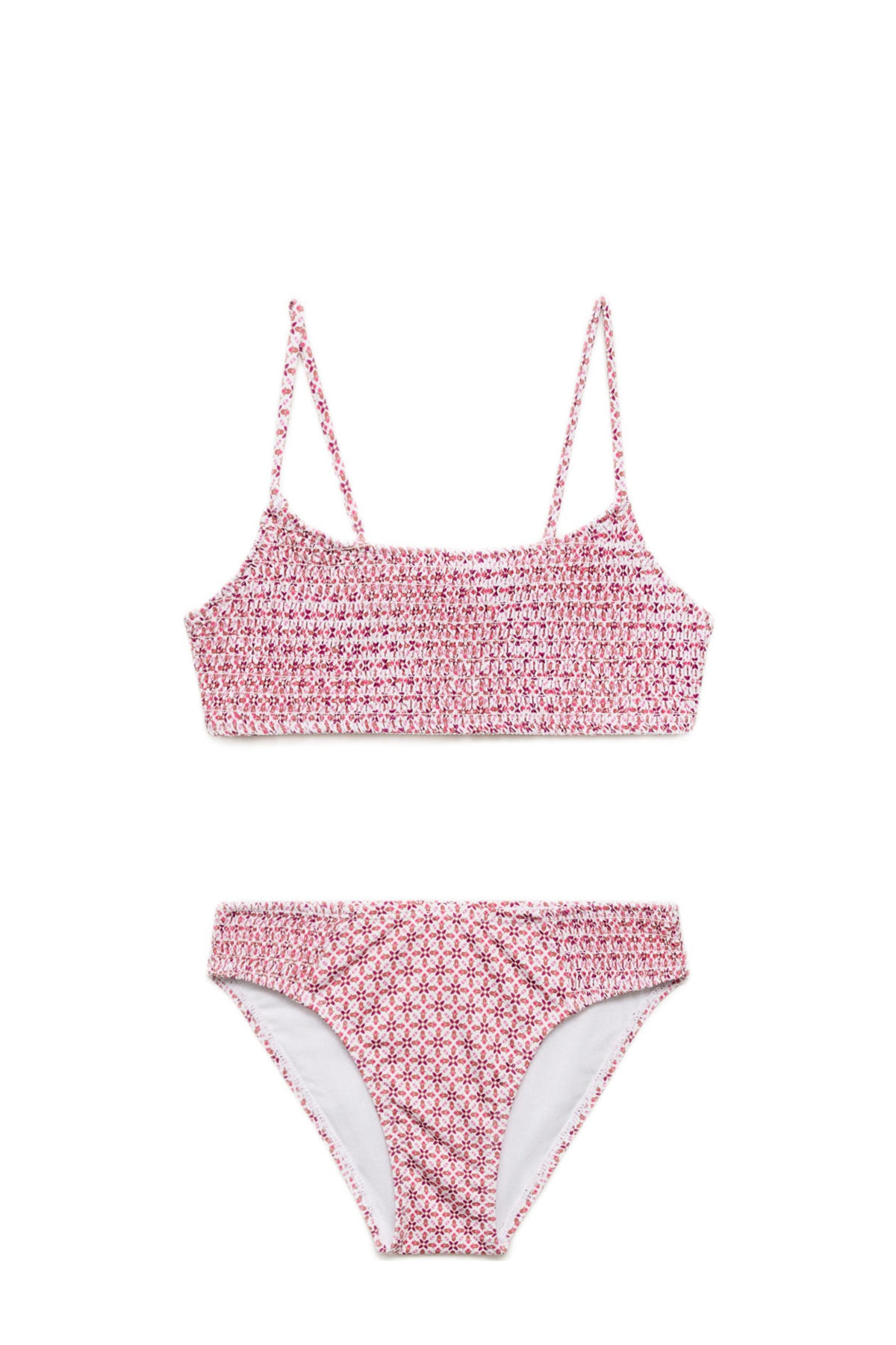 Mango Kids bikini roze/ecru kopen? | Morgen in huis | wehkamp
