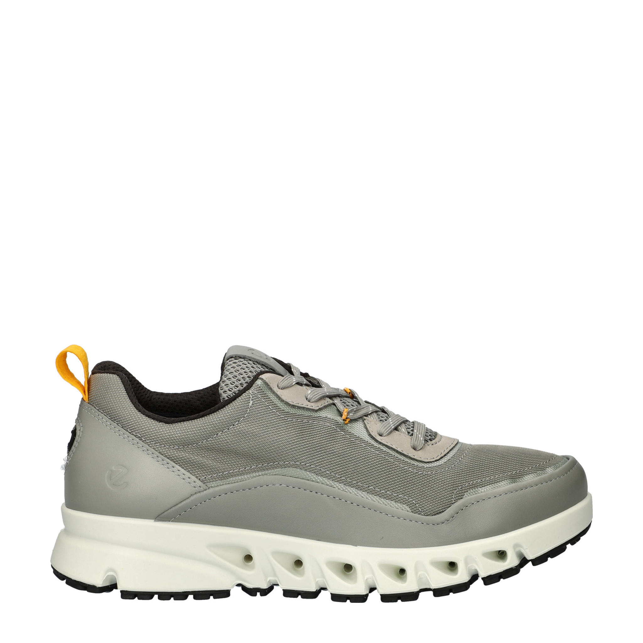 Ecco Multi-Vent leren sneakers grijs | wehkamp