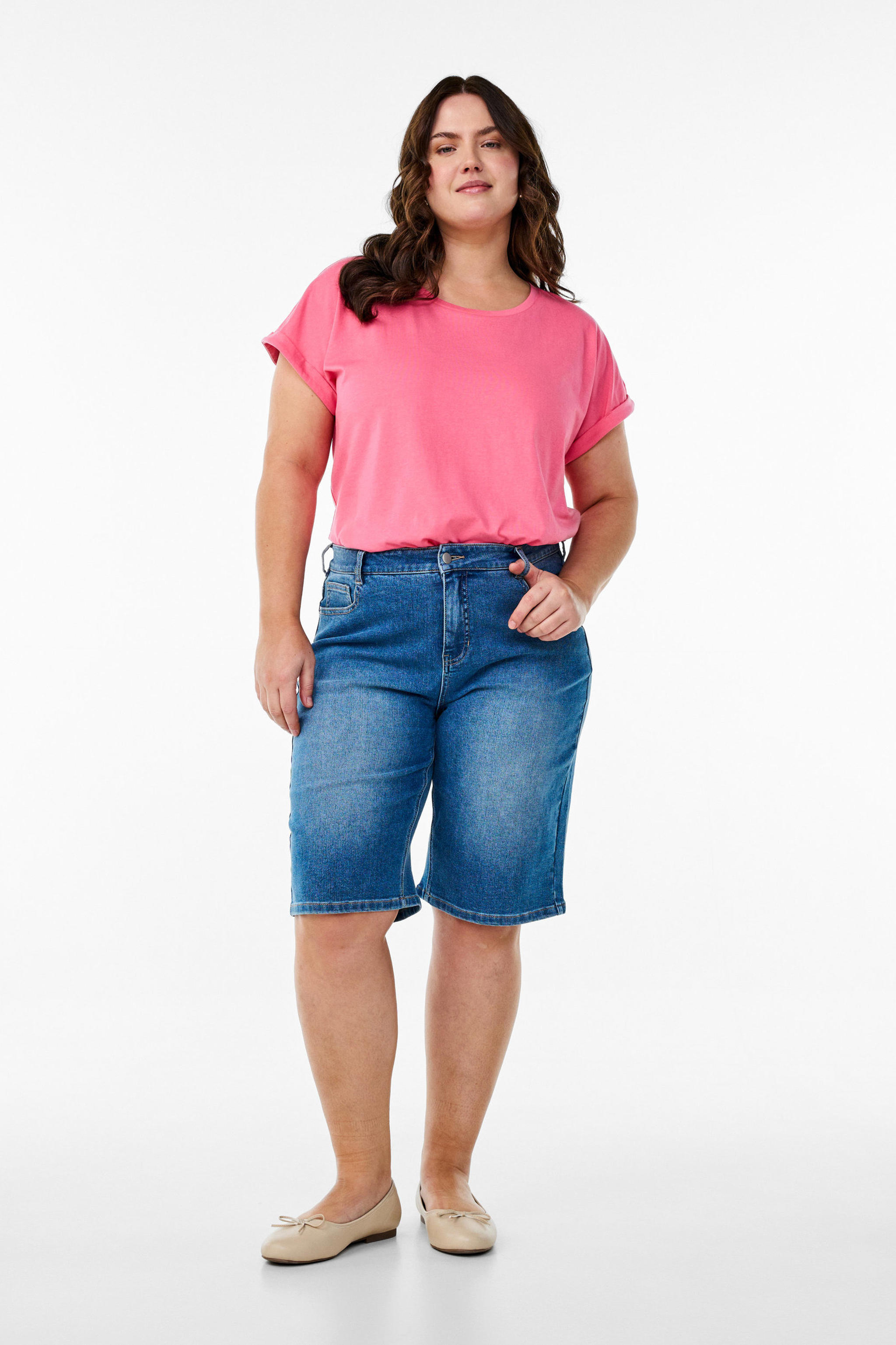 Zizzi T-shirt roze kopen? | Morgen in huis | wehkamp