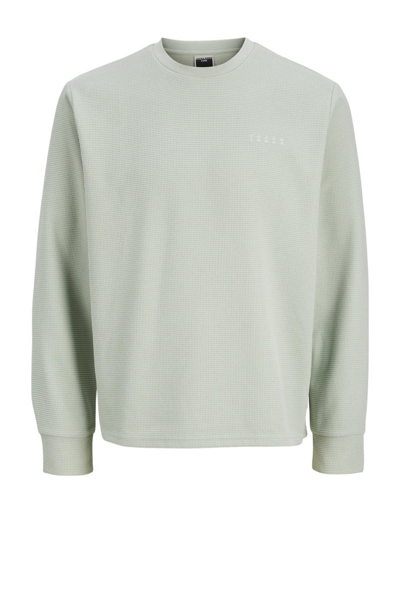 JACK & JONES CORE sweater JCOPACER grijsgroen | wehkamp
