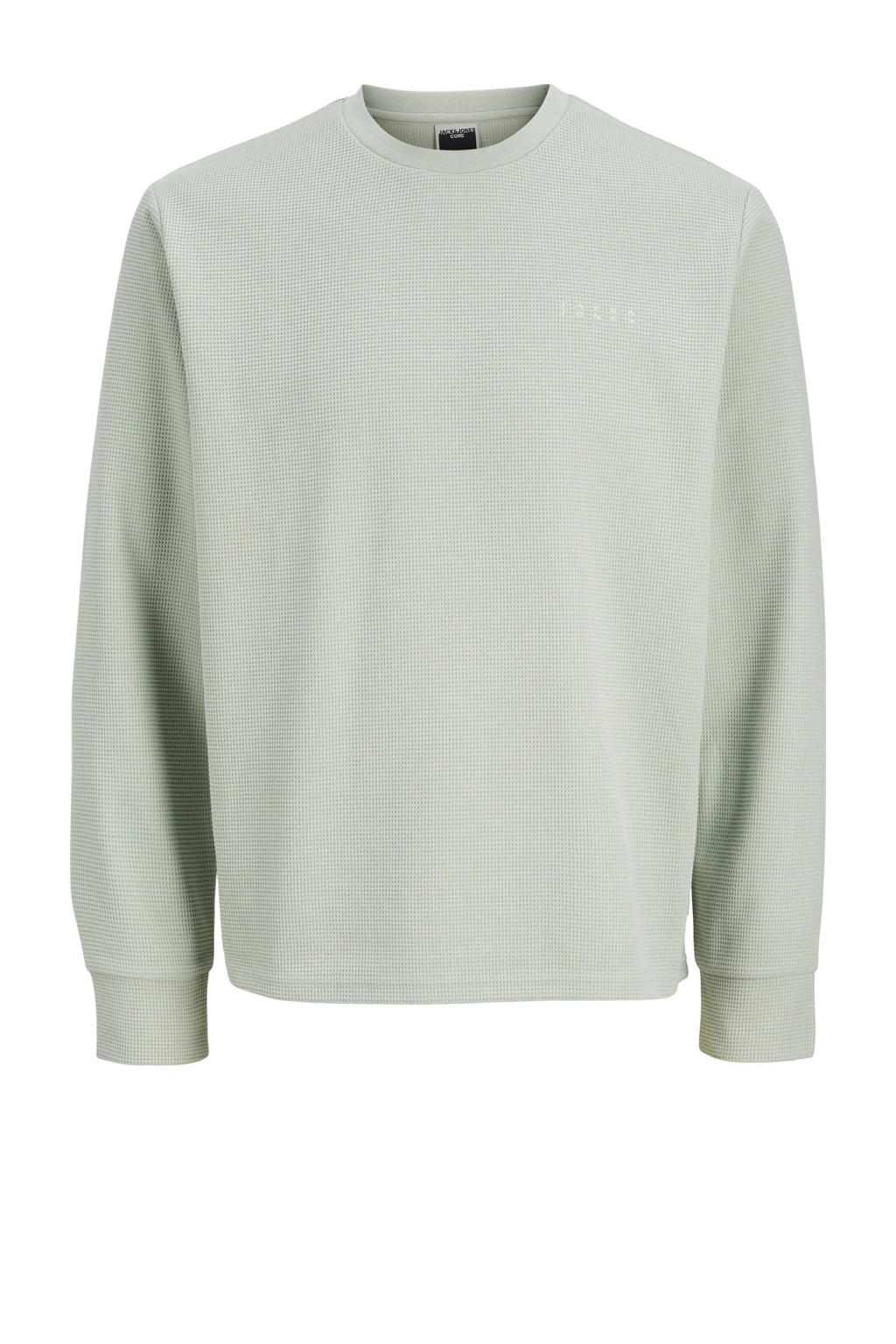 JACK & JONES CORE sweater JCOPACER grijsgroen | wehkamp