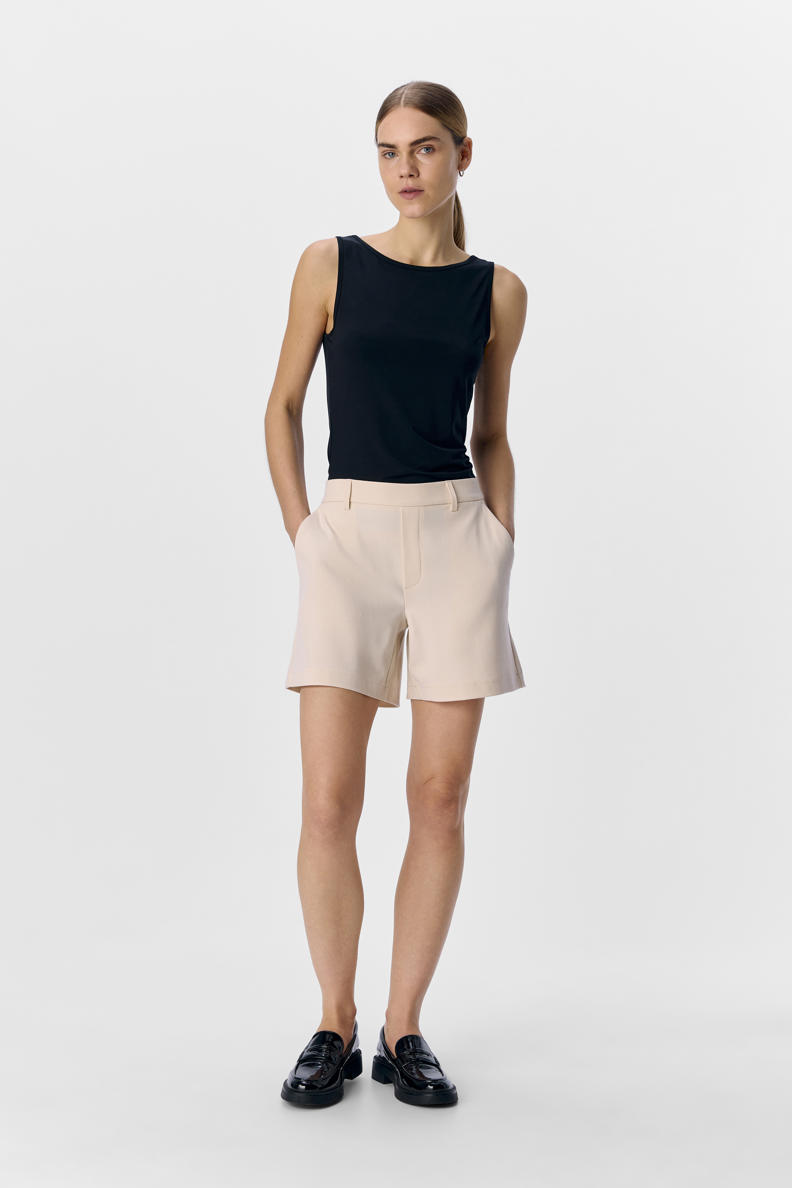 OBJECT regular waist casual short ecru | wehkamp