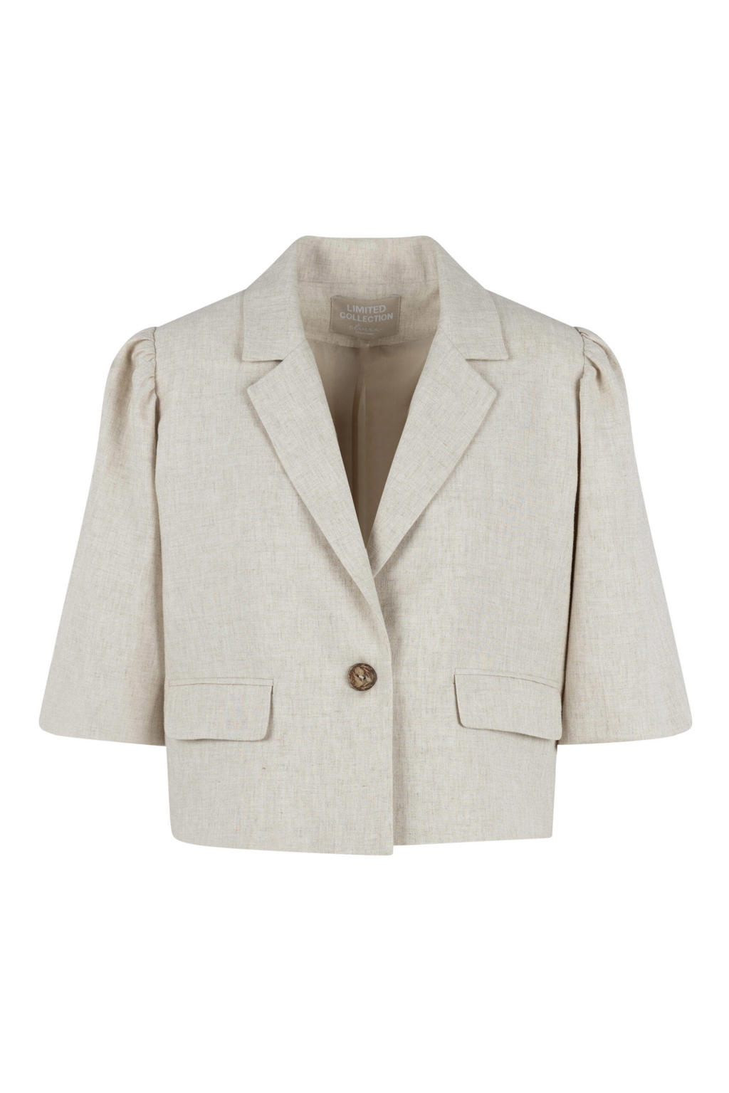 Elvira Collections regular blazer beige | wehkamp