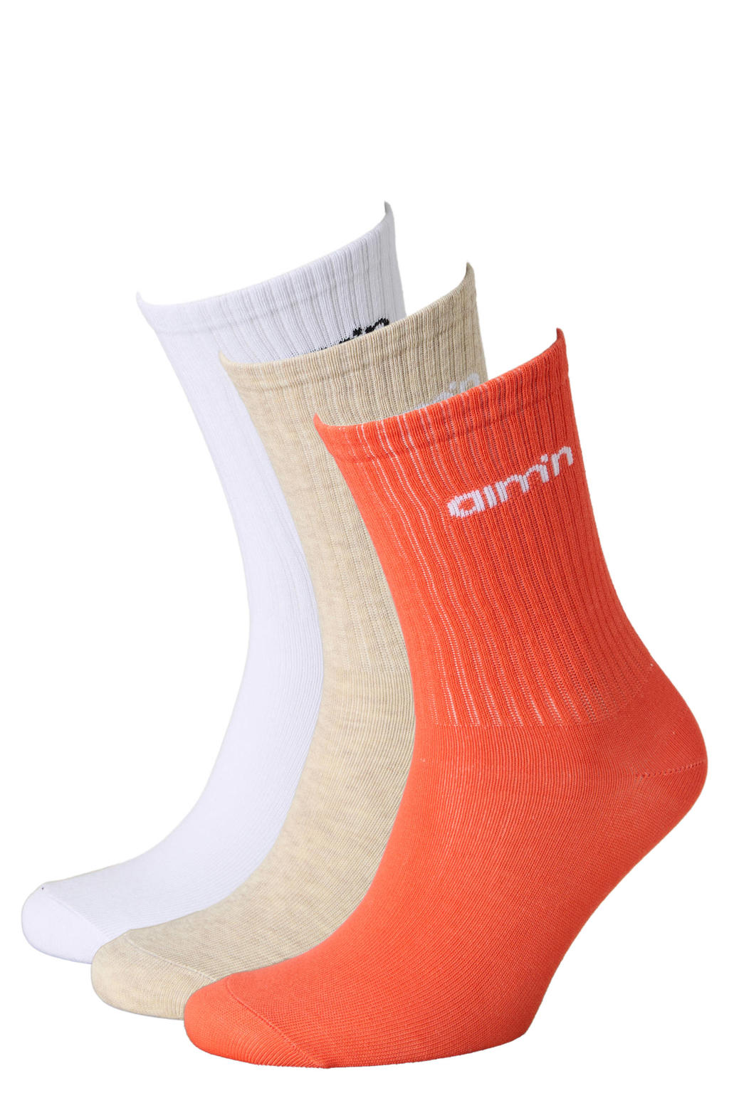 Aim'n sportsokken - set van 3 multi | wehkamp