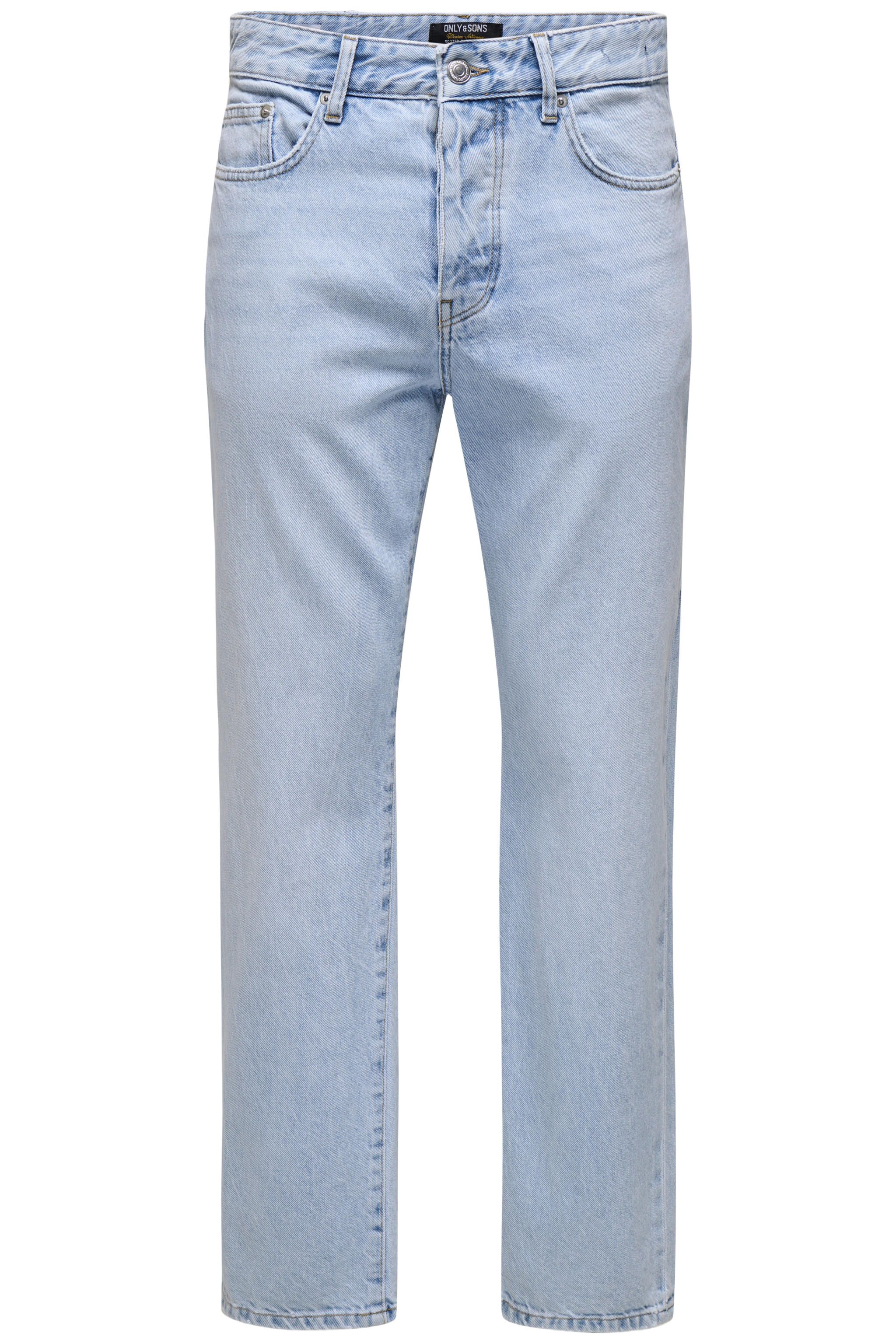 ONLY & SONS straight leg jeans ONSEDGE light blue denim | wehkamp