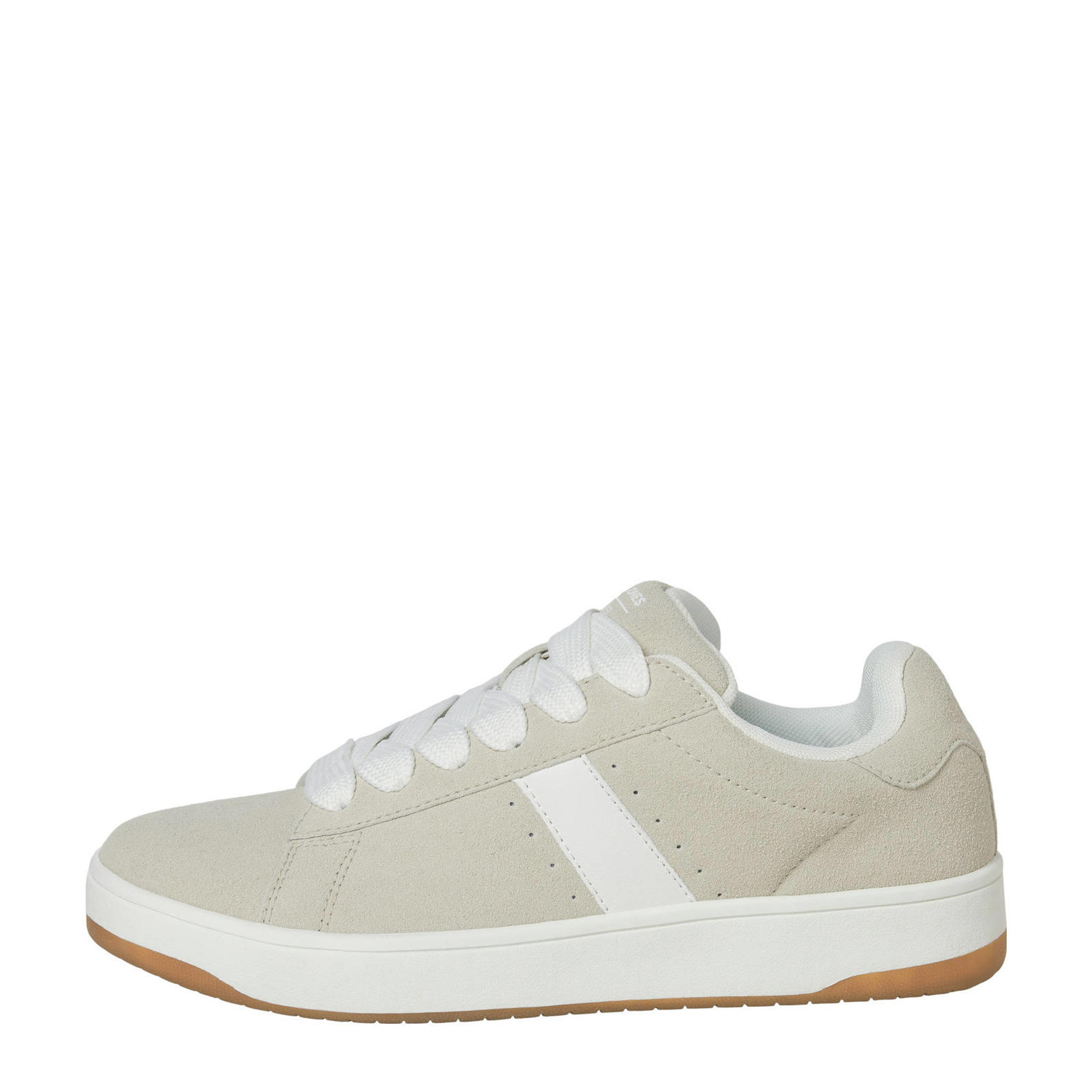 JACK & JONES Jfwmiles Syn Suede Sneaker Sn suède sneakers beige | wehkamp
