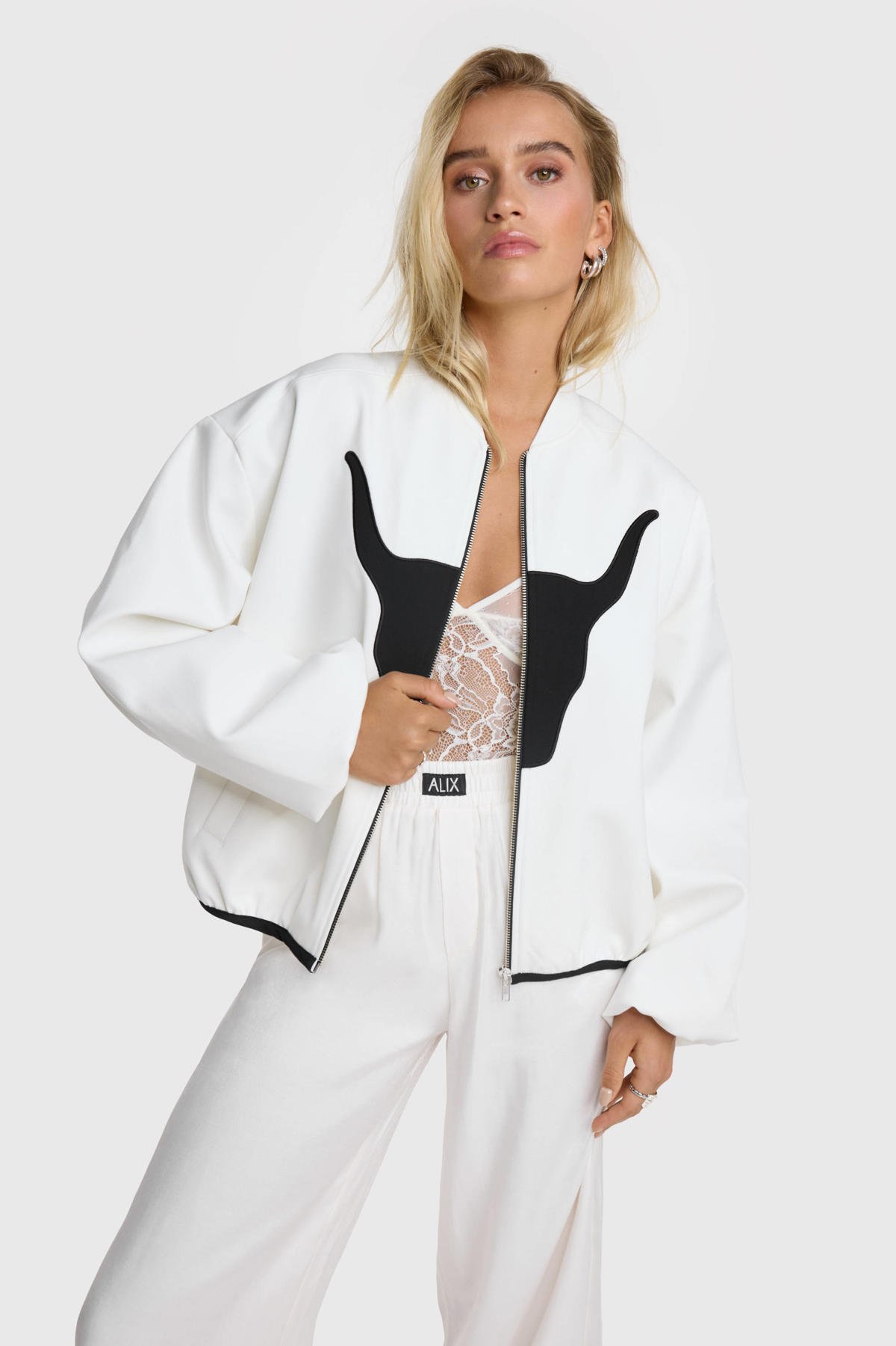 Alix the Label bomberjack wit | wehkamp