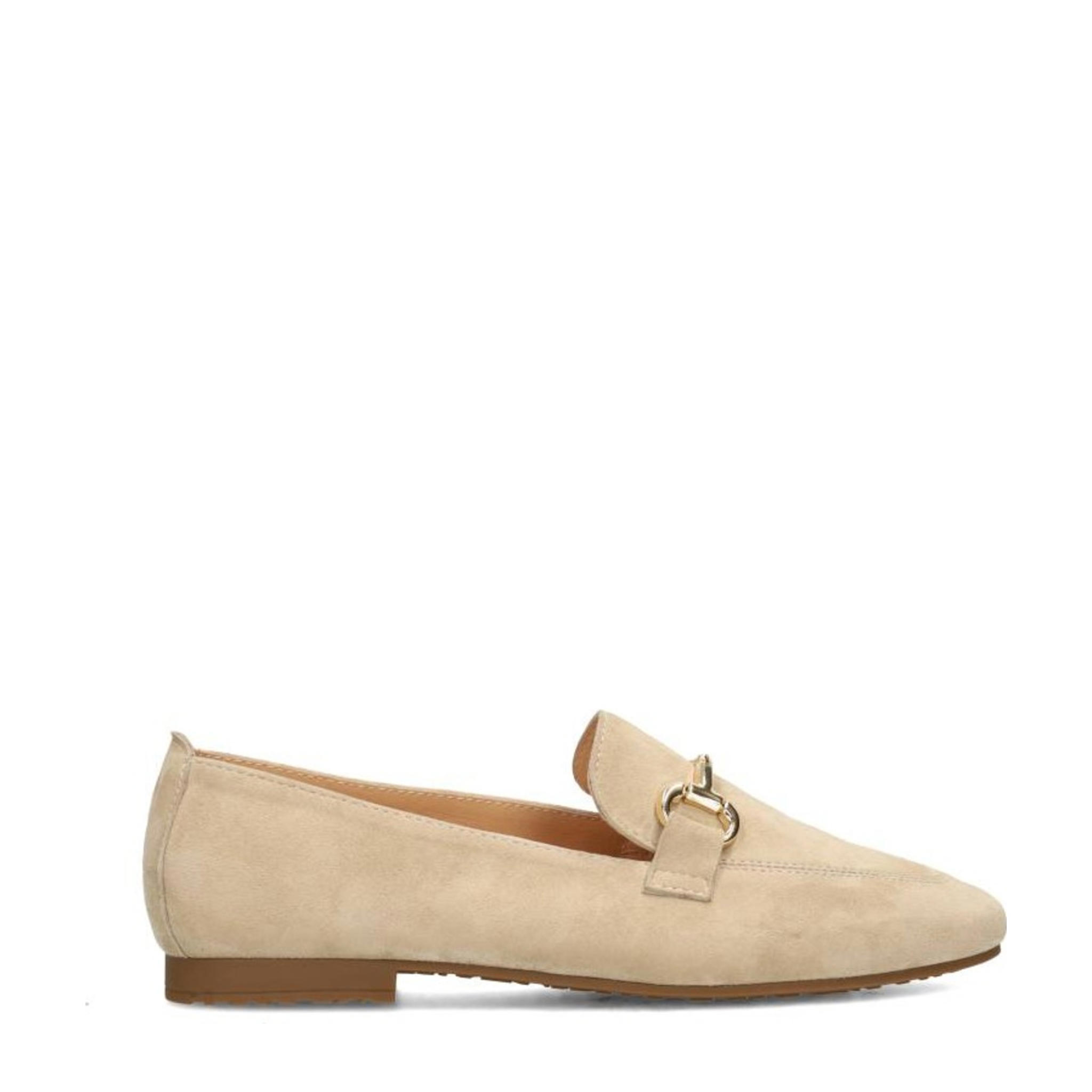 PS Poelman Odette suède loafers beige | wehkamp