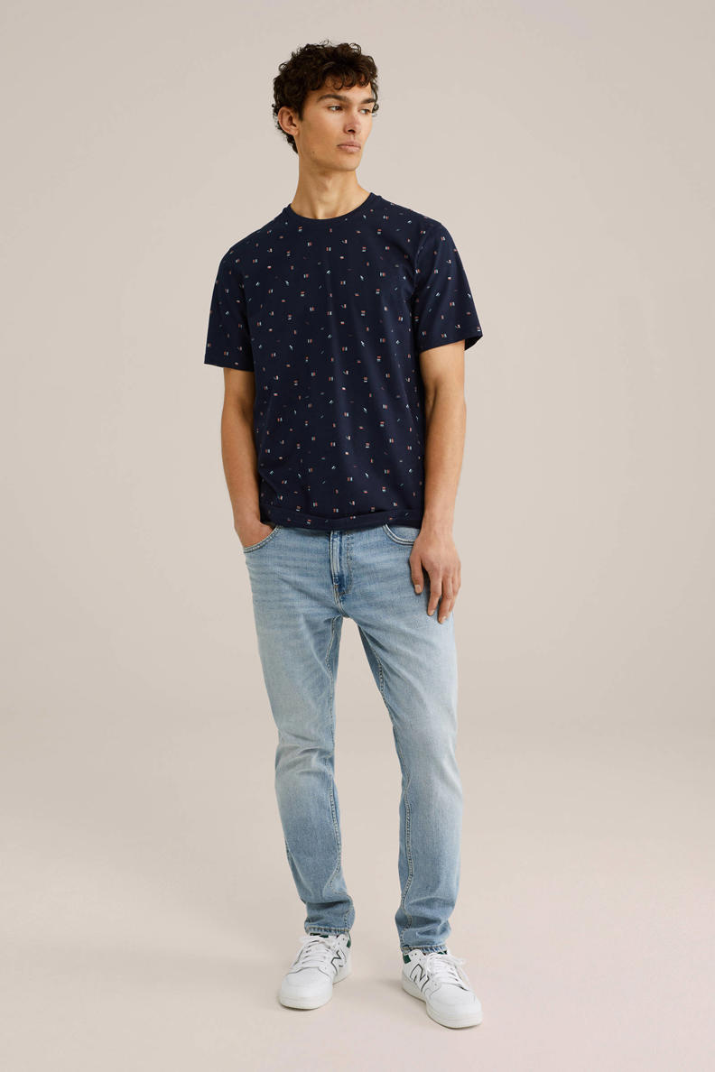 WE Fashion T-shirt donkerblauw | wehkamp