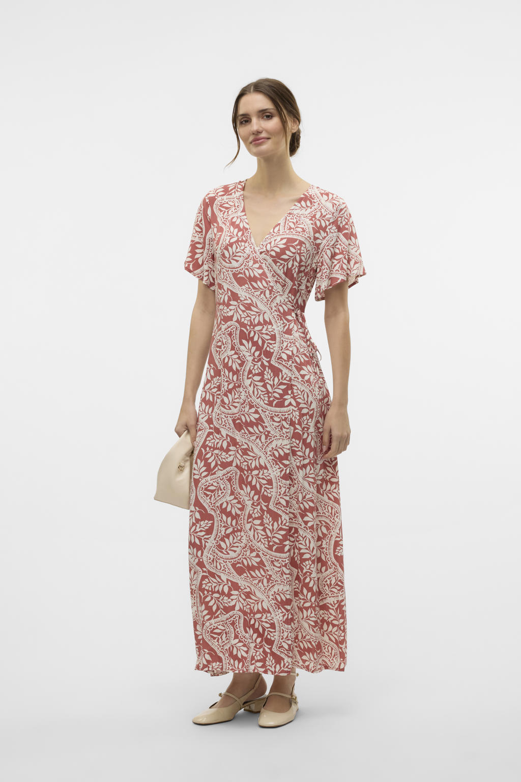 VERO MODA maxi jurk rood kopen? | Morgen in huis | wehkamp