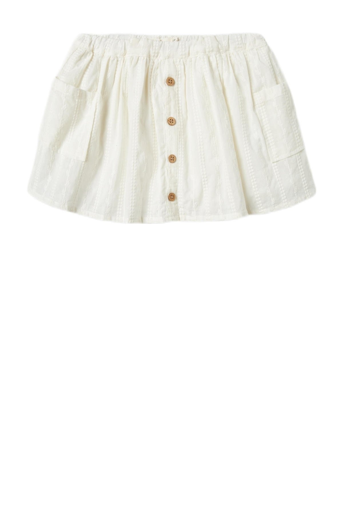 LIL' ATELIER MINI korte rok ecru | wehkamp