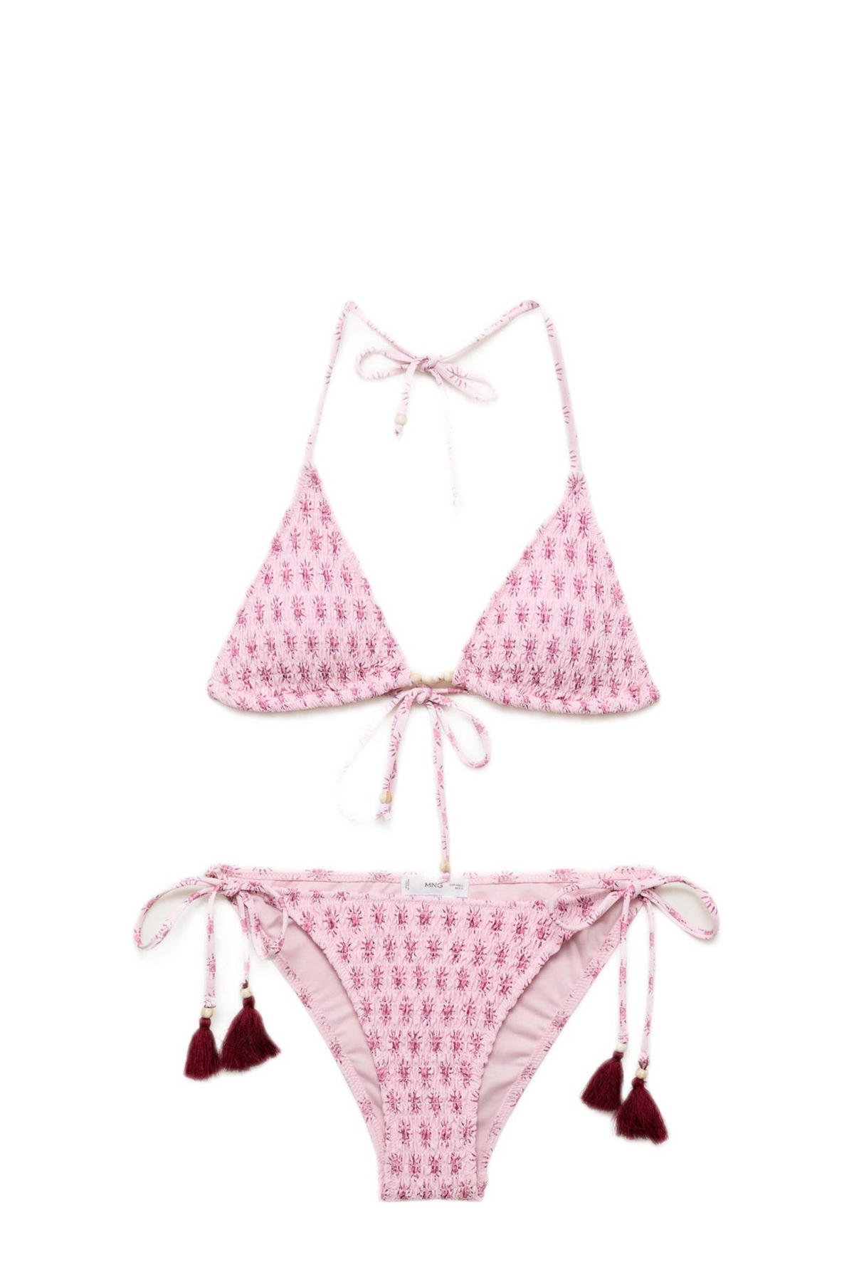 MANGO TEEN bikini roze/lichtroze | wehkamp