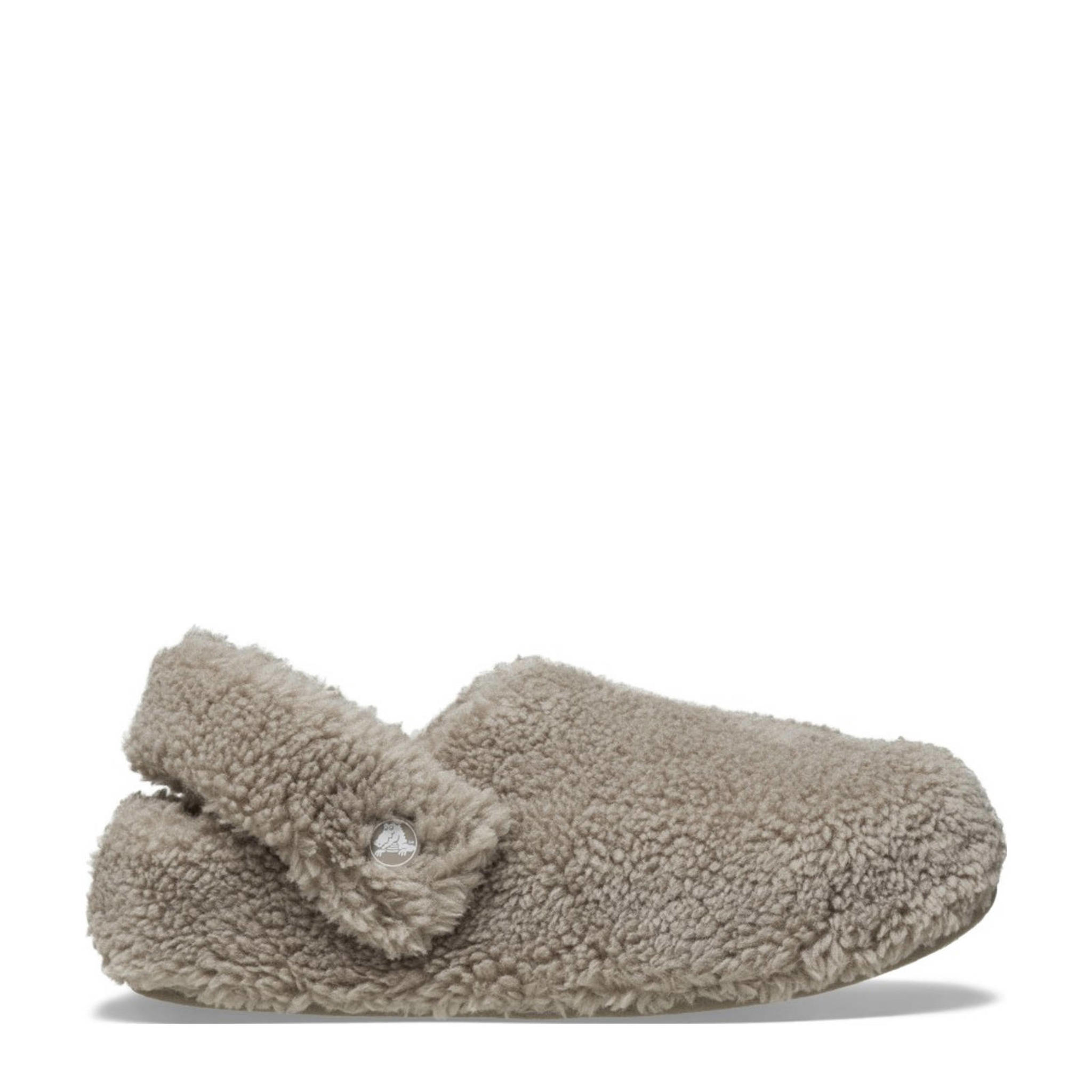Crocs teddy pantoffels grijs kopen? | Morgen in huis | wehkamp