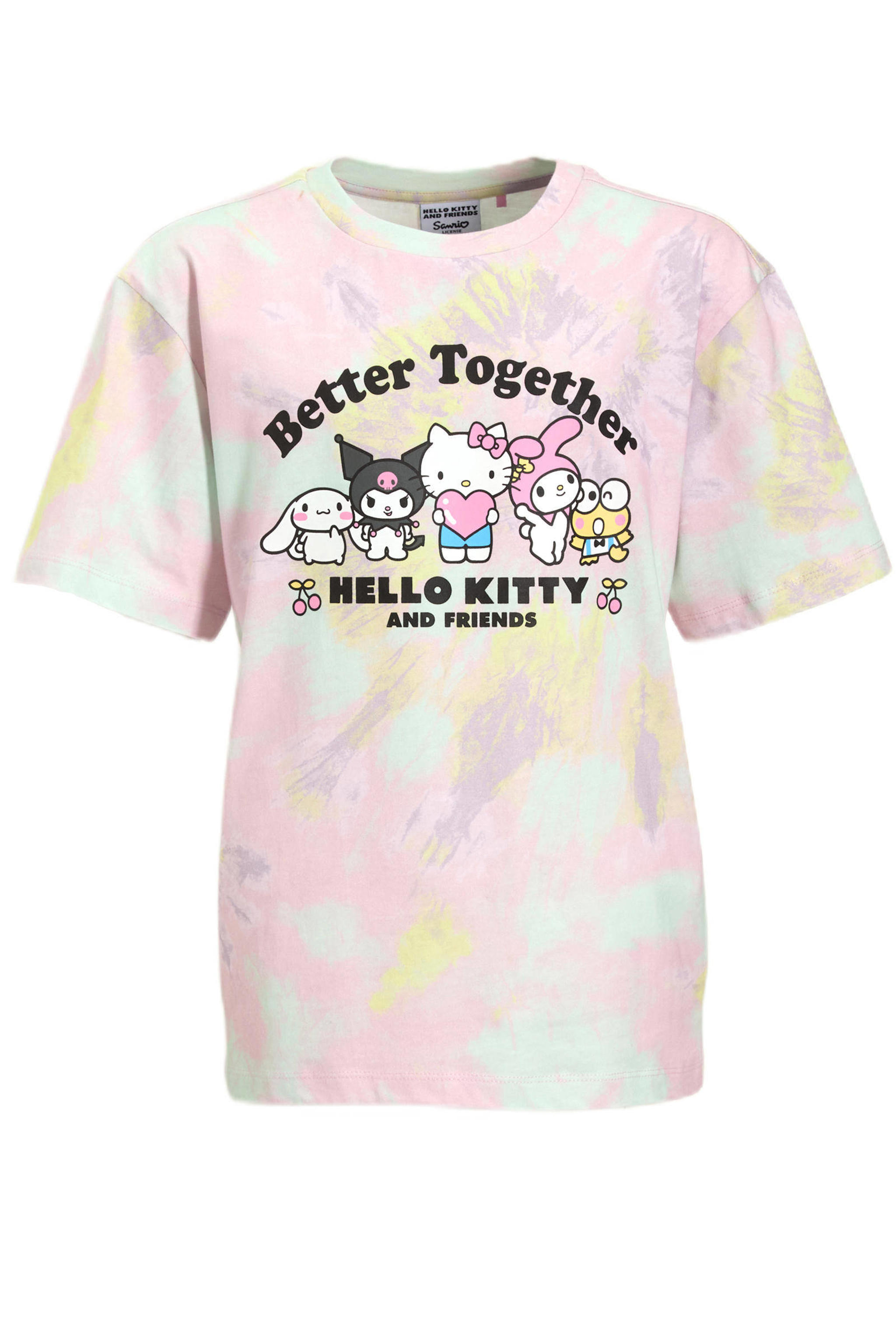 Coolcat relaxed fit T-shirt Hello Kitty & Friends license Summer multi ...