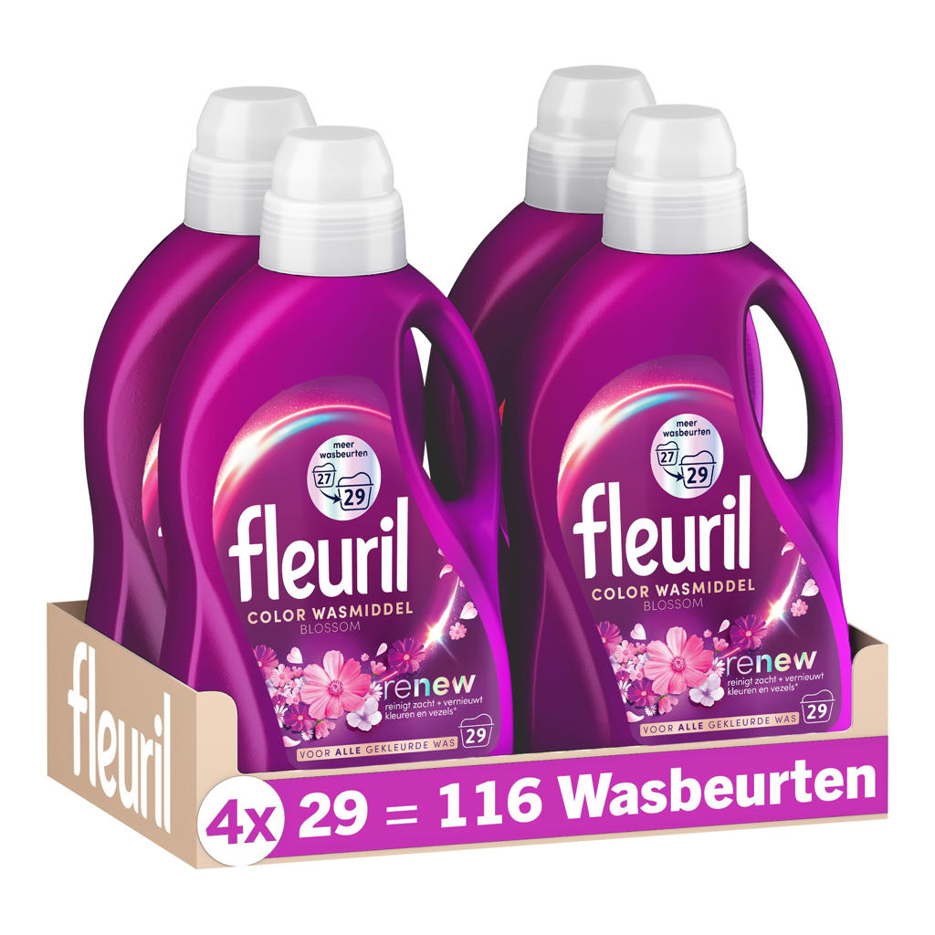 Fleuril Renew Color Blossom Wasmiddel - 116 wasbeurten | wehkamp