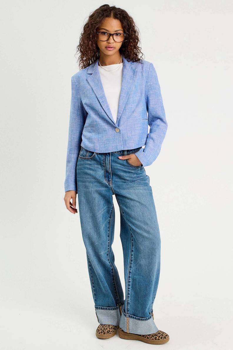 Cache Cache cropped blazer blauw | wehkamp