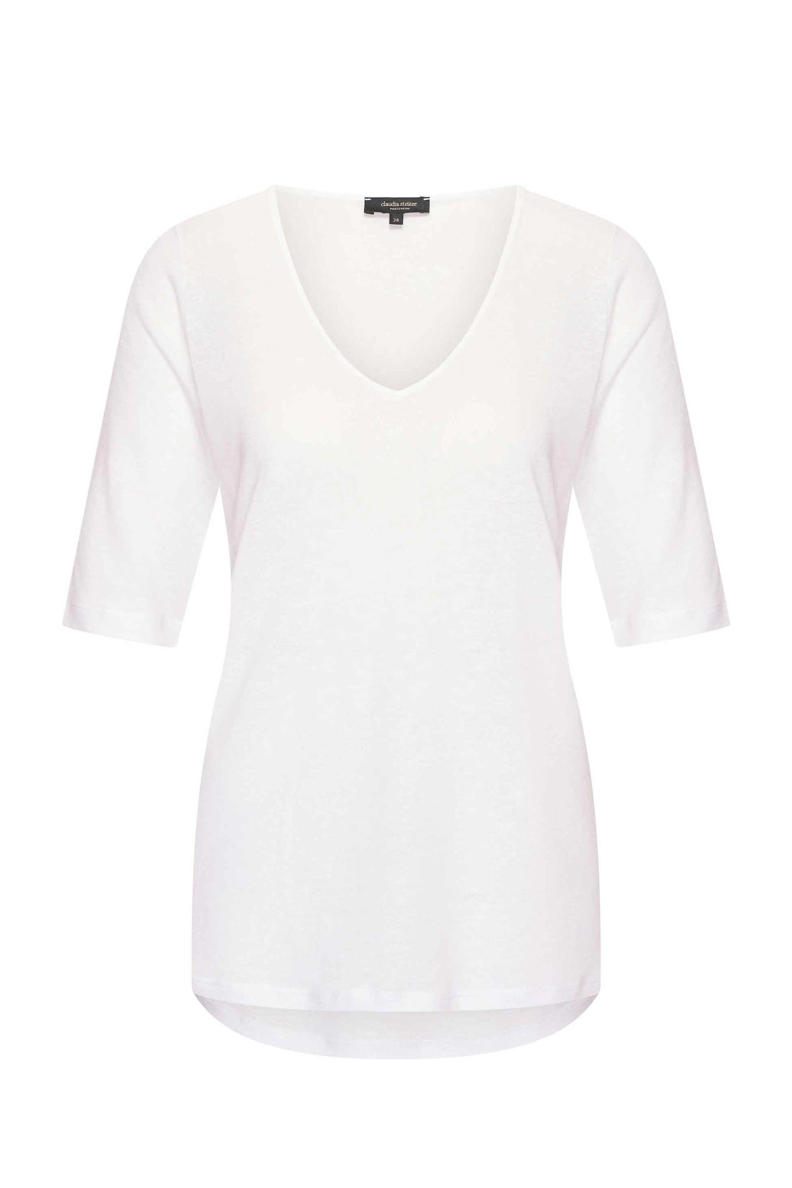 Claudia Sträter linnen top fijn gebreid | wehkamp