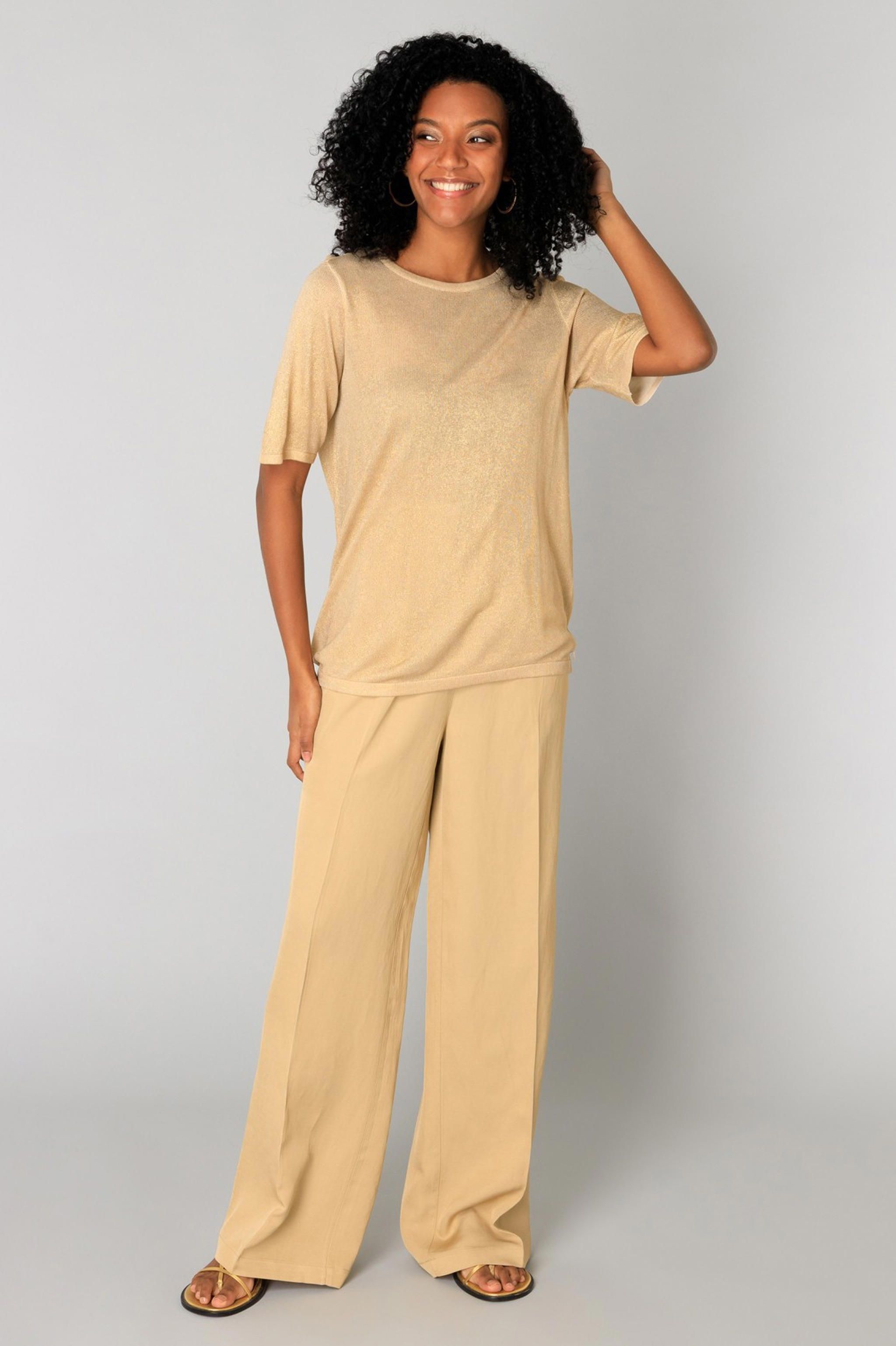 Yest top beige met lurex kopen? | Morgen in huis | wehkamp