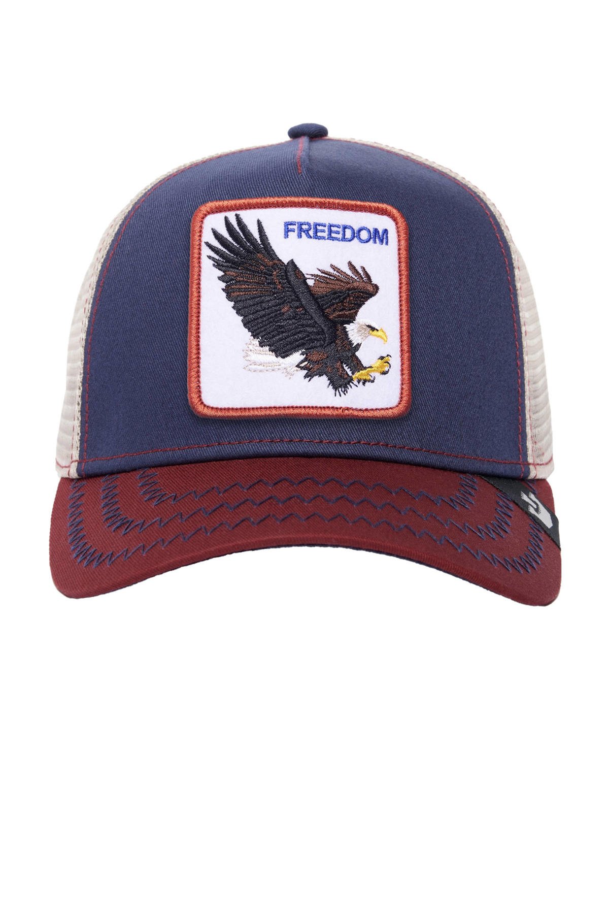 Goorin Bros trucker pet The Freedom Eagle donkerblauw | wehkamp