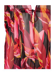 Zizzi strandtuniek SHUSI rood/zwart/roze | wehkamp