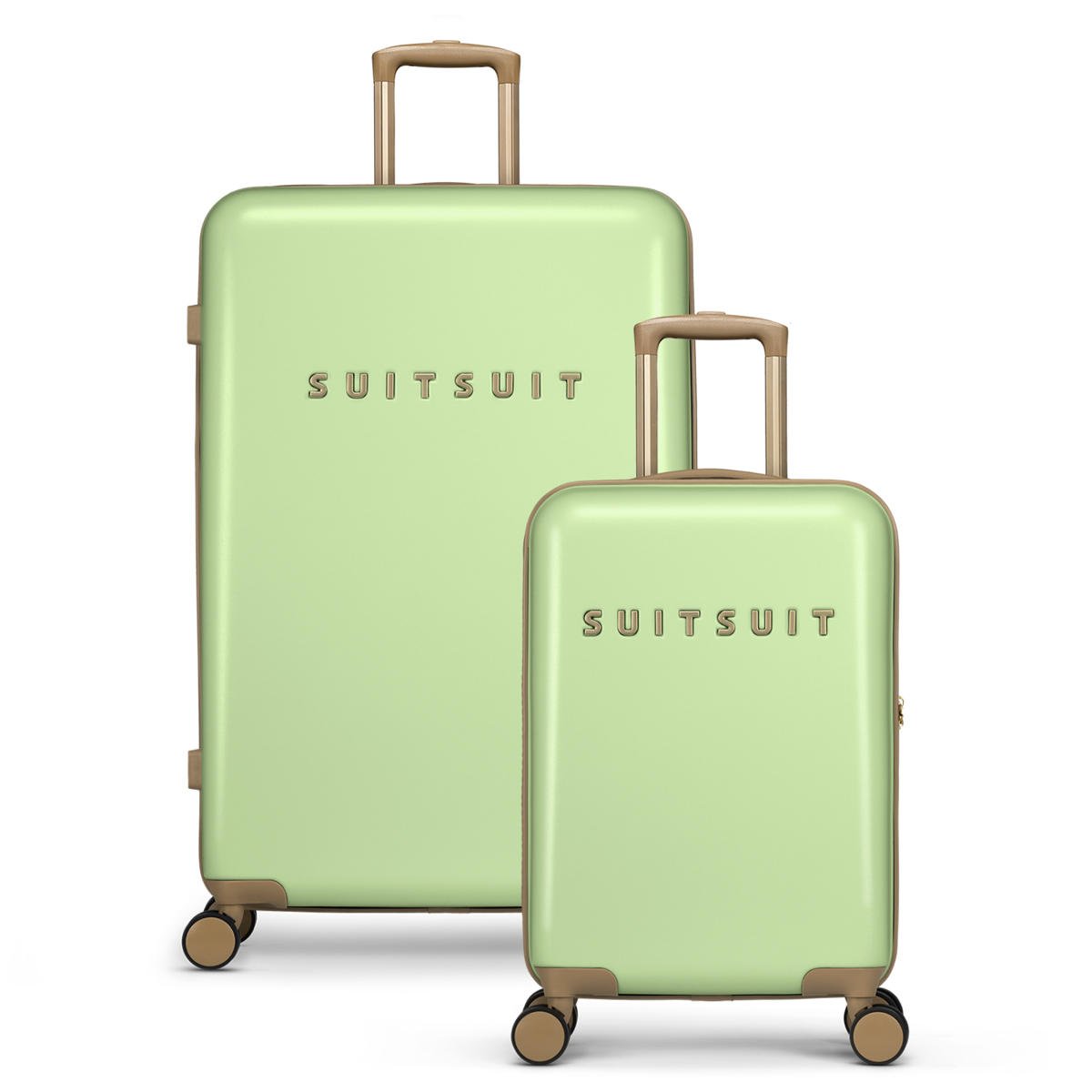 SUITSUIT trolley set Fusion - set van 2 Butterfly Green | wehkamp