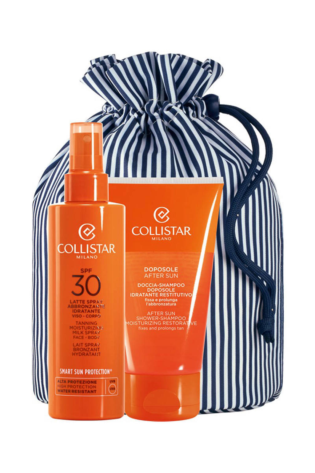 Collistar Sun Kit - Milk Spray SPF30 200 ml + After Sun Shower-Shampoo ...