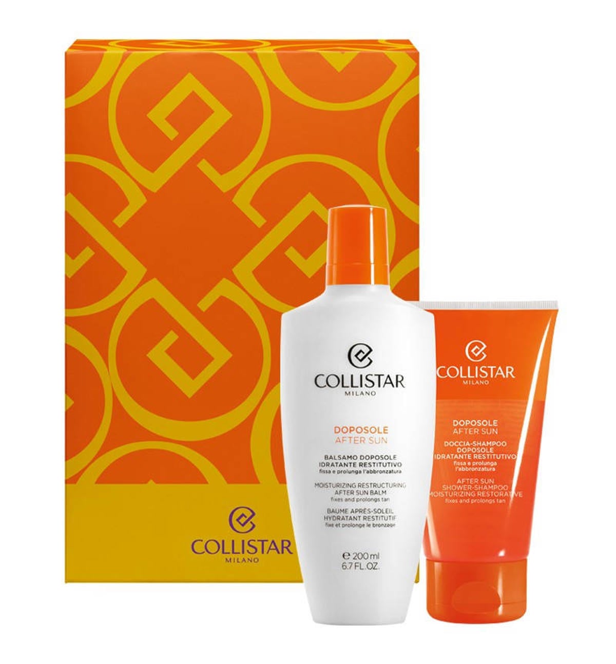 Collistar Sun Kit - After Sun Balm 200 ml + After Sun Shower-Shampoo ...