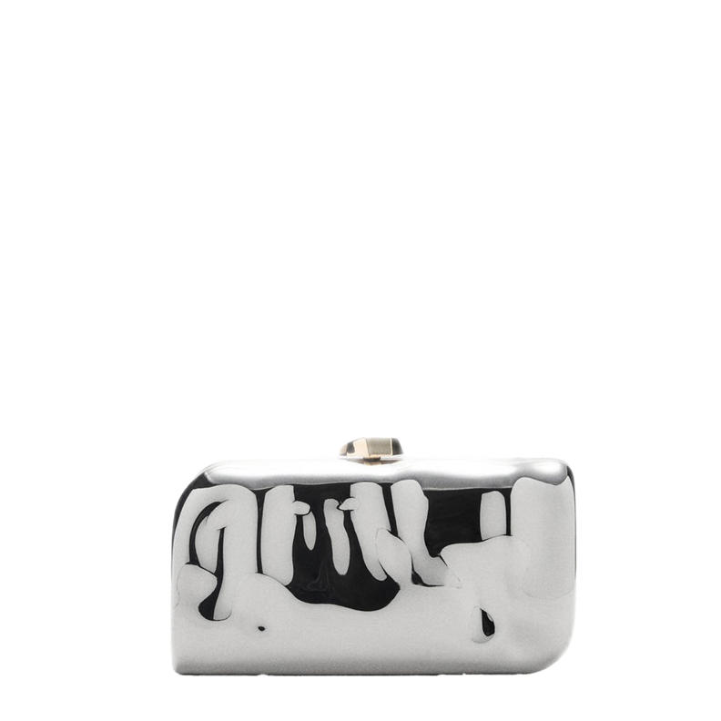 Mango clutch zilverkleurig kopen? | Morgen in huis | wehkamp