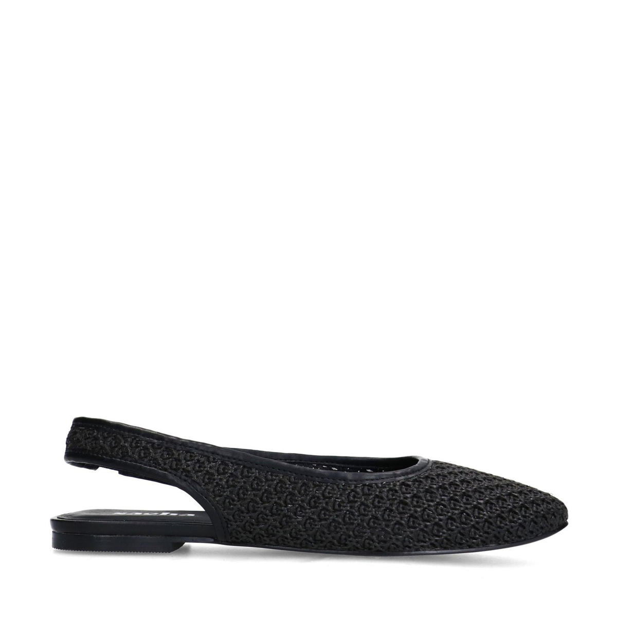 Sacha slingback loafers zwart | wehkamp